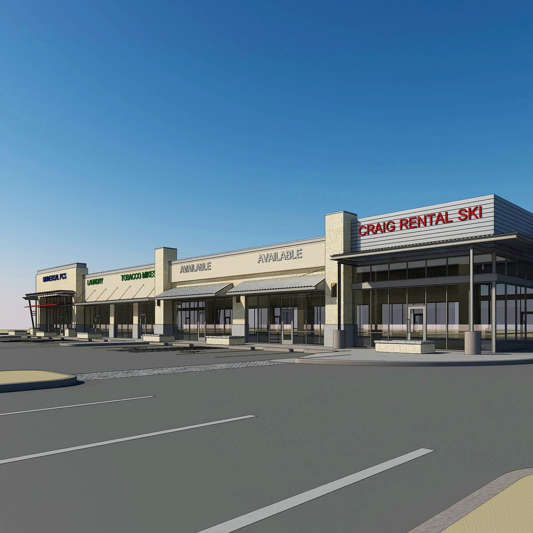 3d 3dmodel Retail Modern