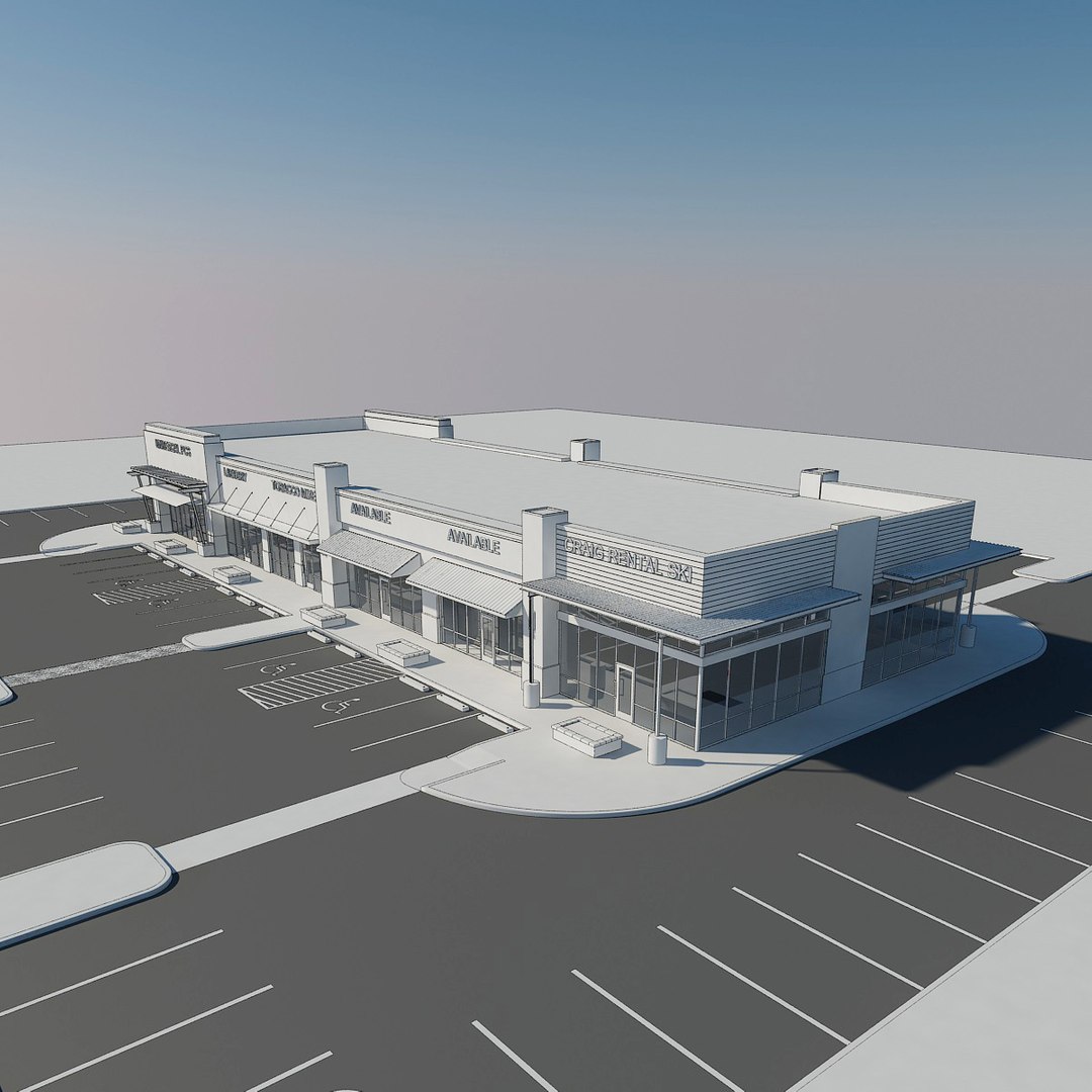 3d 3dmodel Retail Modern