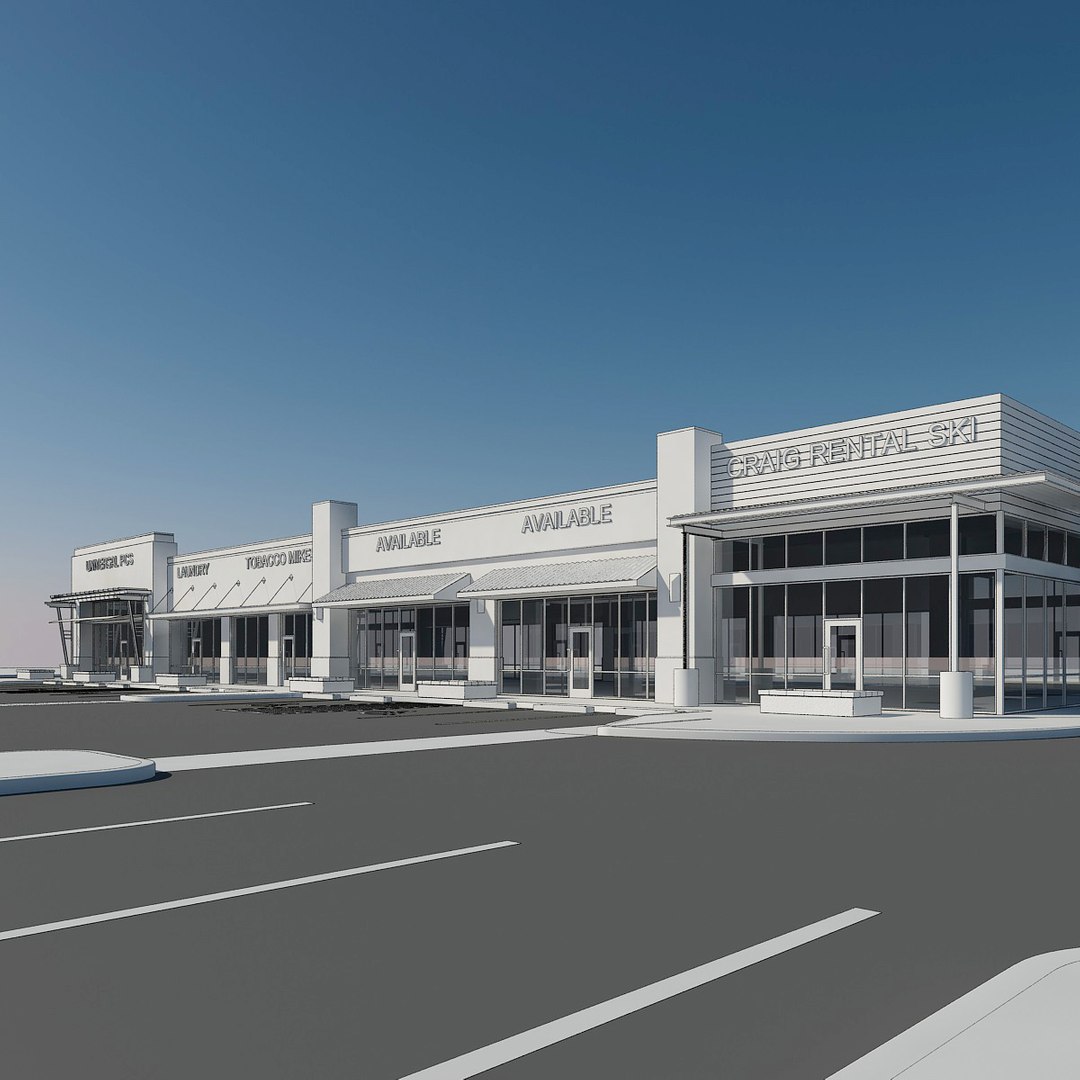 3d 3dmodel Retail Modern