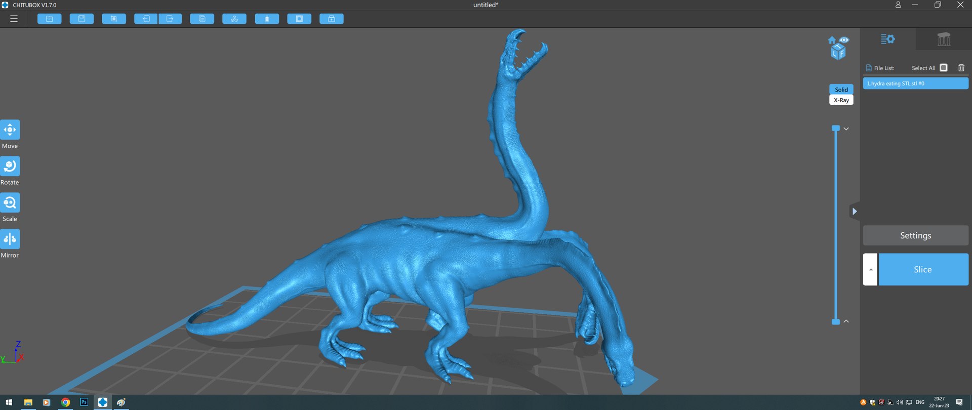 Hydra Eating 3D - TurboSquid 2087576