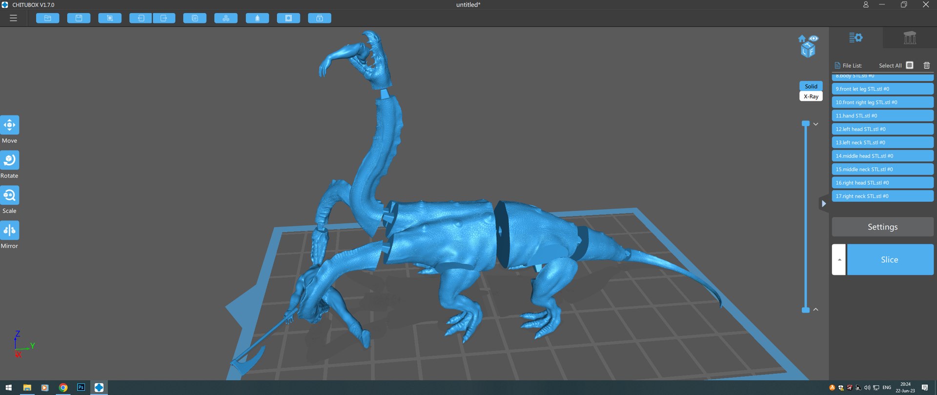 Hydra Eating 3D - TurboSquid 2087576