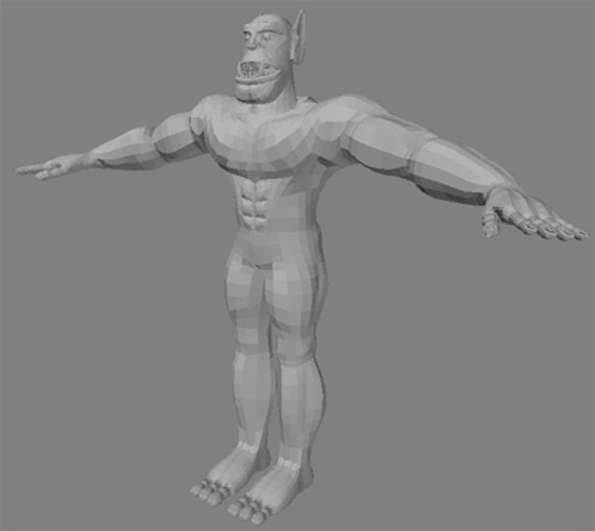Uv Orc 3d Model