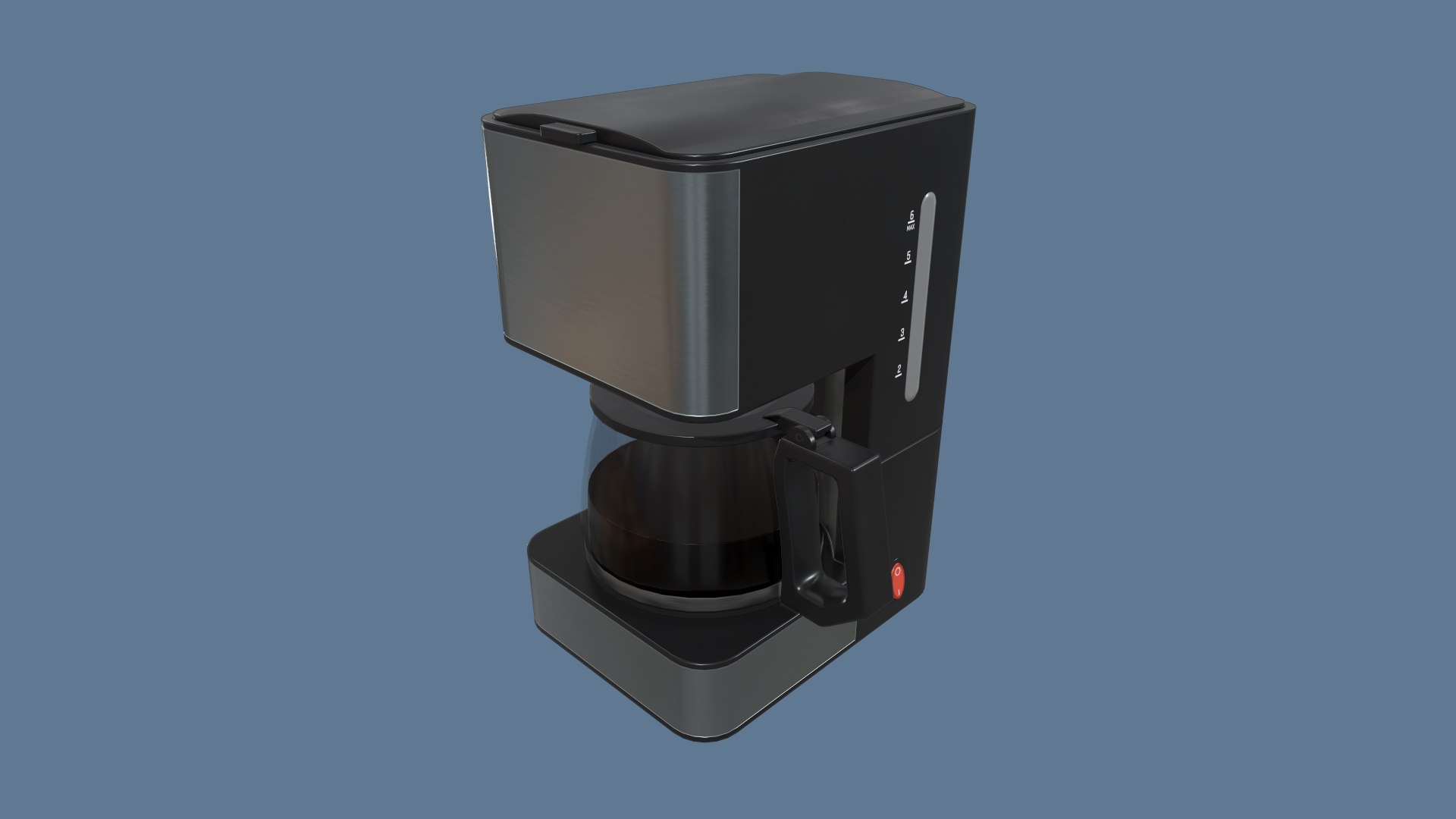 3D model low-poly coffee maker - TurboSquid 1694545
