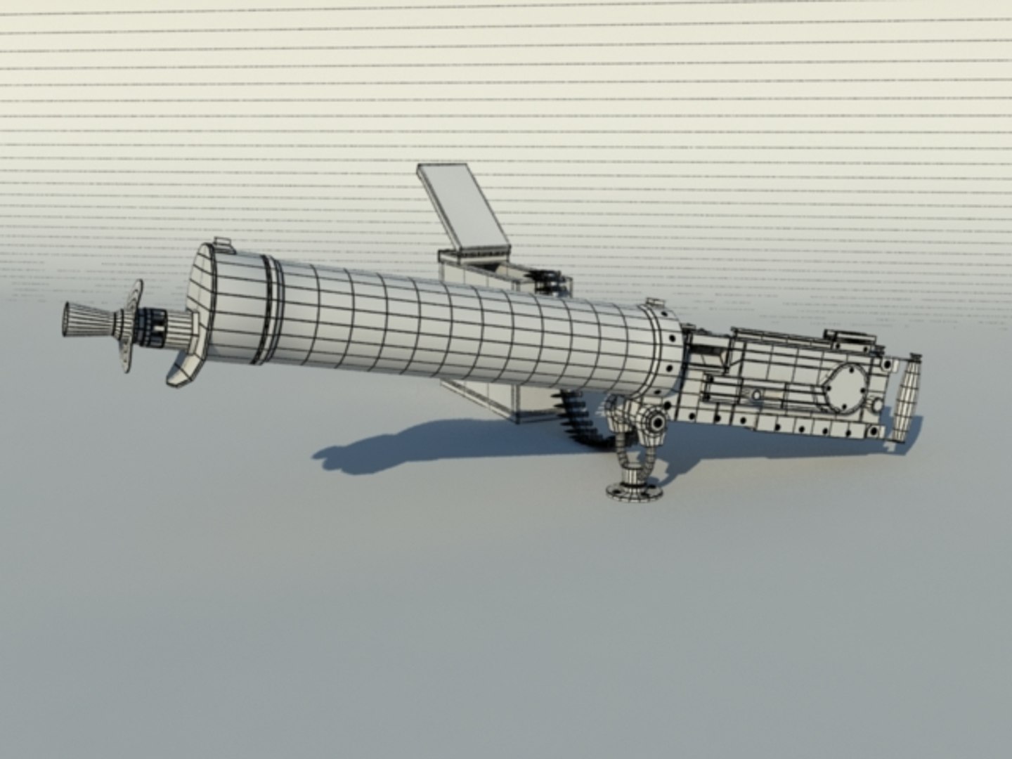 3d Model Ww1 Maxim Gun