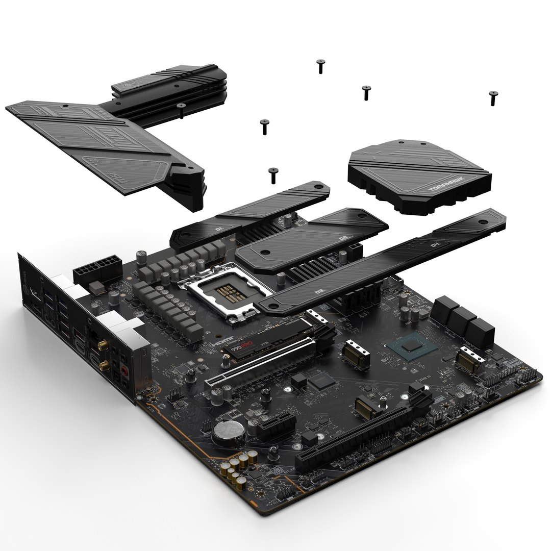 3D MSI Z790 Tomahawk - TurboSquid 2145043