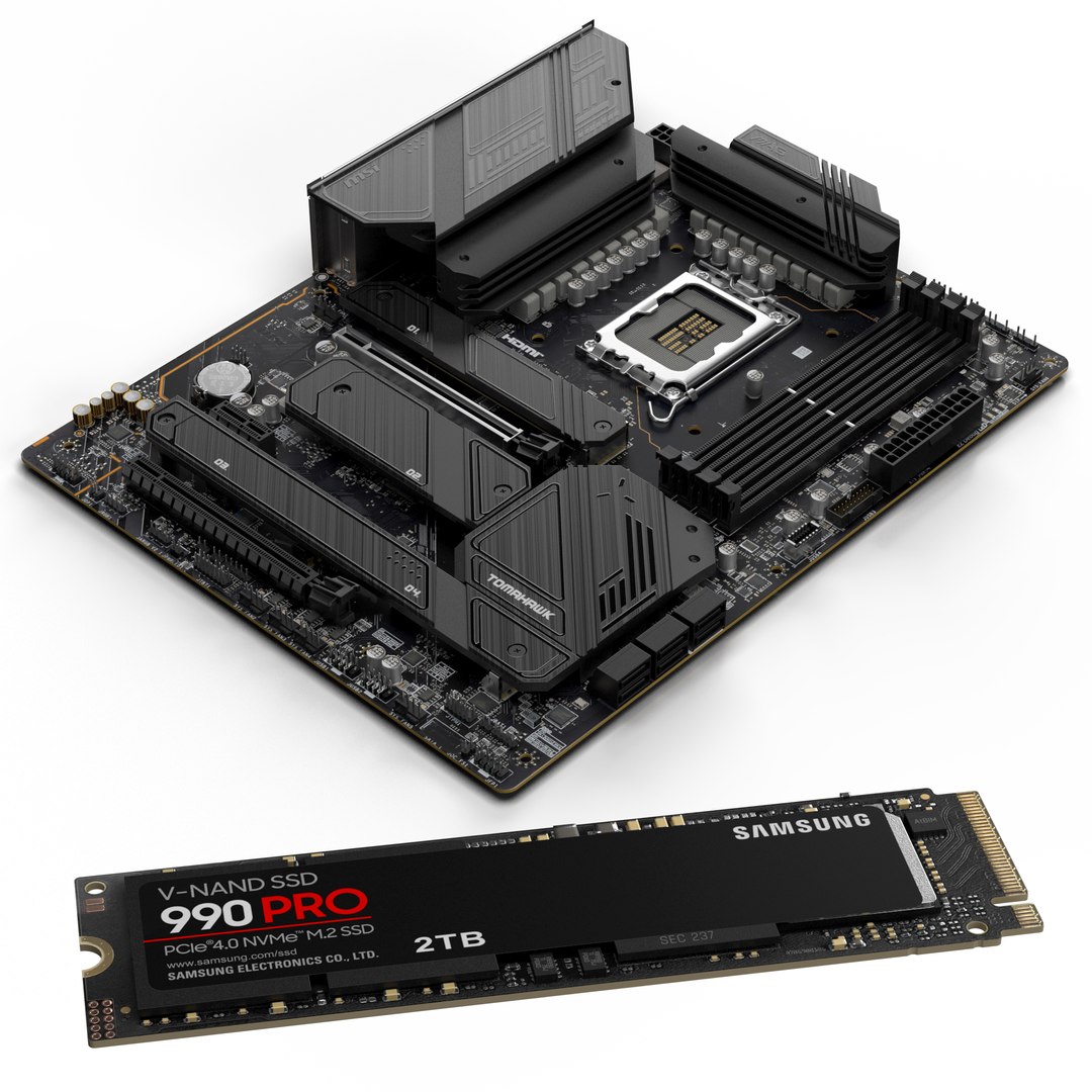 3D MSI Z790 Tomahawk - TurboSquid 2145043