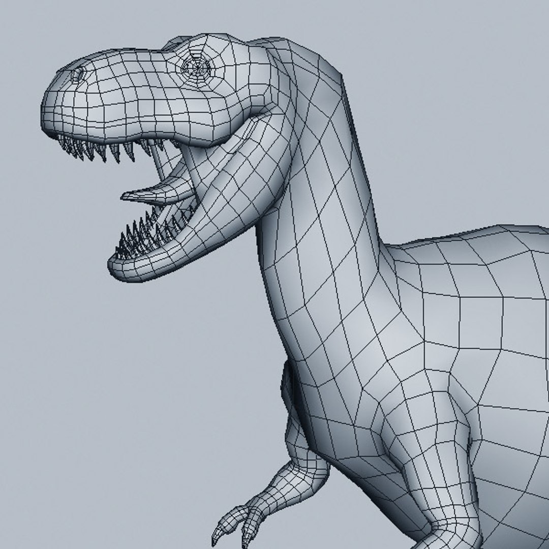 3d model tyrannosaurus dinosaur