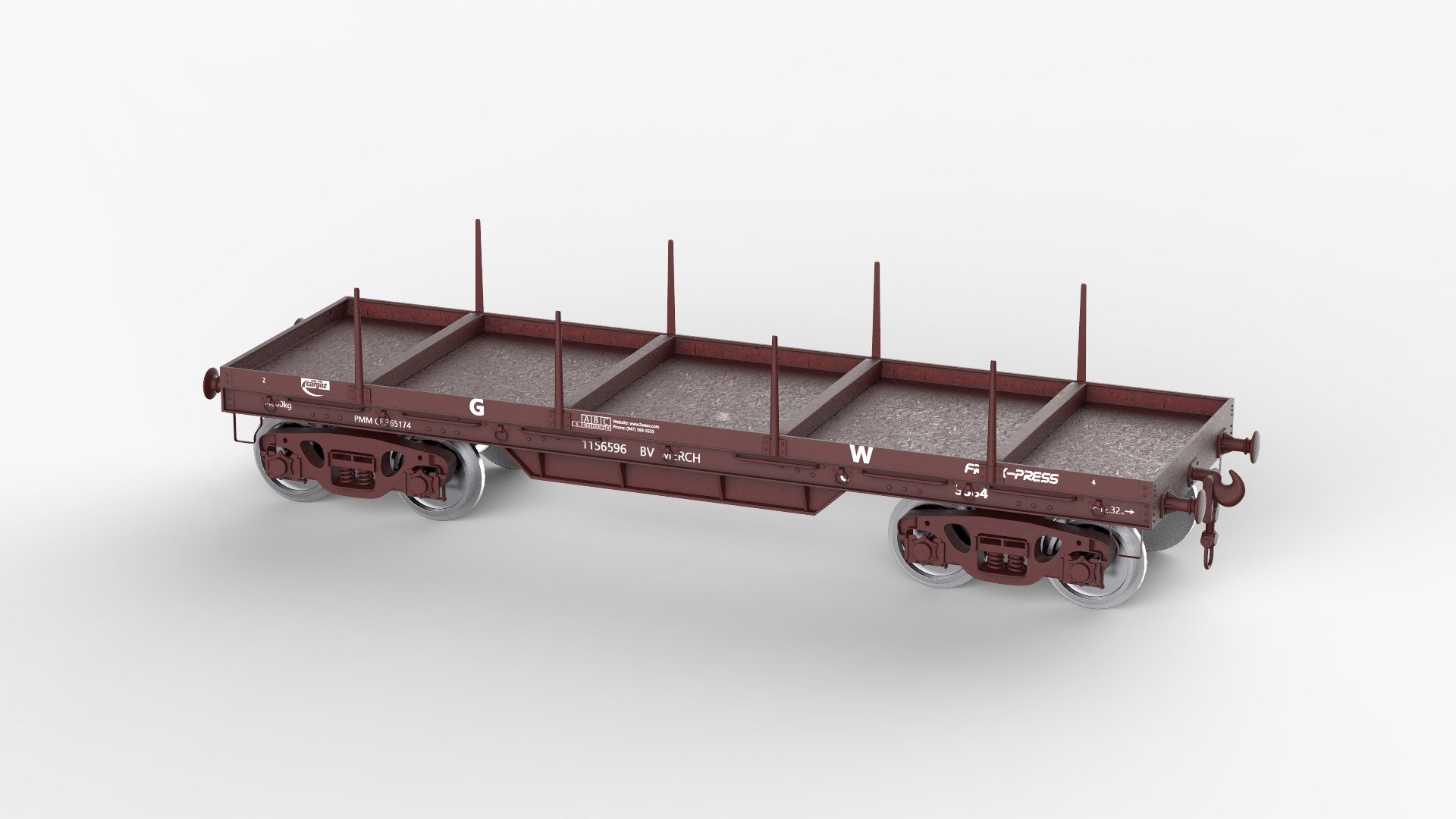 3D Freight Wagon Car - TurboSquid 1560193