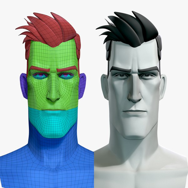 Cartoon Head 3D Models for Download | TurboSquid