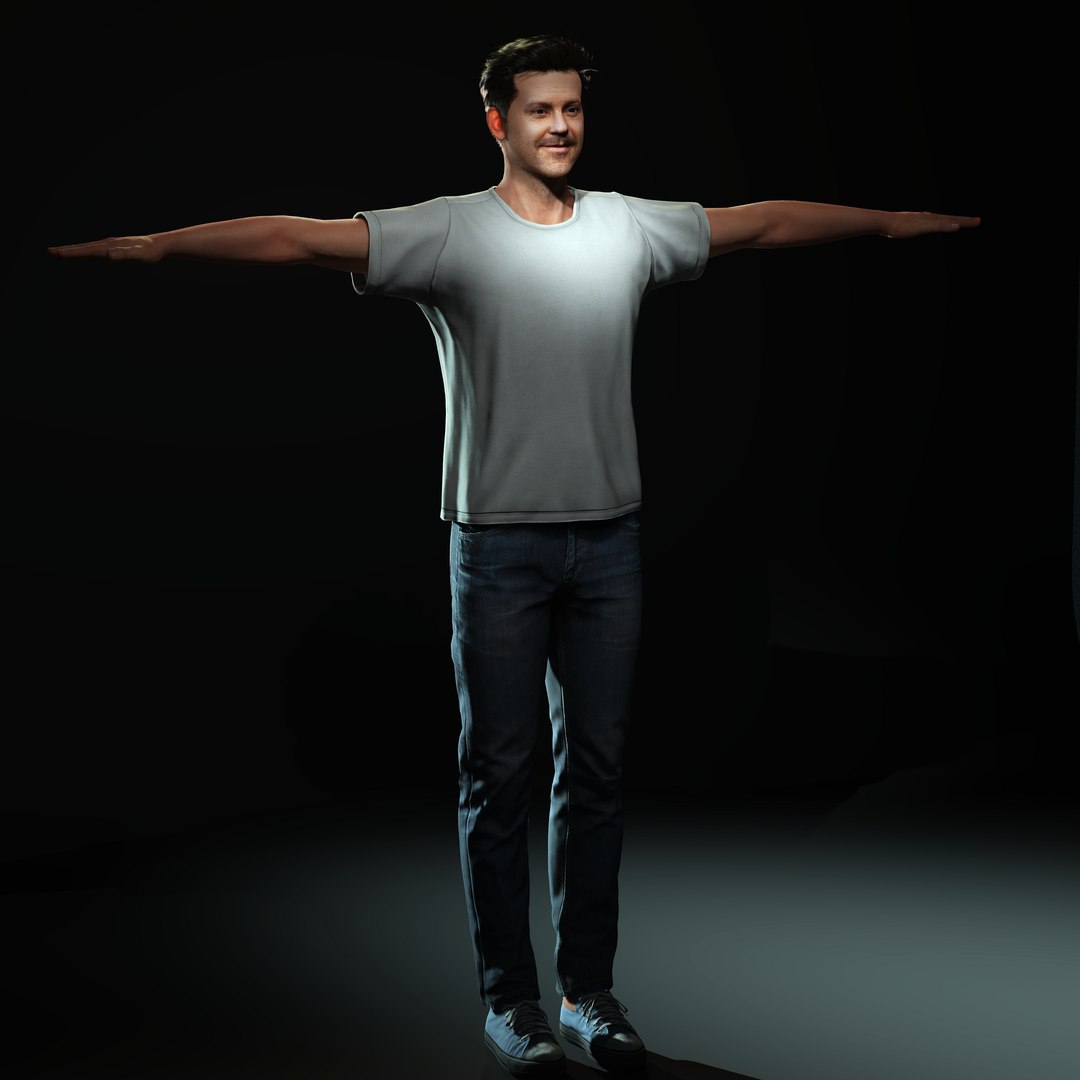 3D Jason Sudeikis 3D Model - Hyper Realistic - Low Poly 3D Model ...