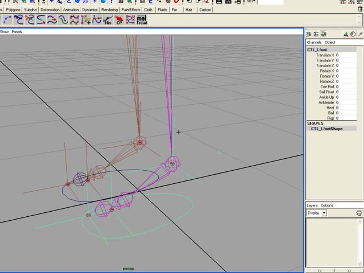 Animation Rig Fk Ik 3d Model