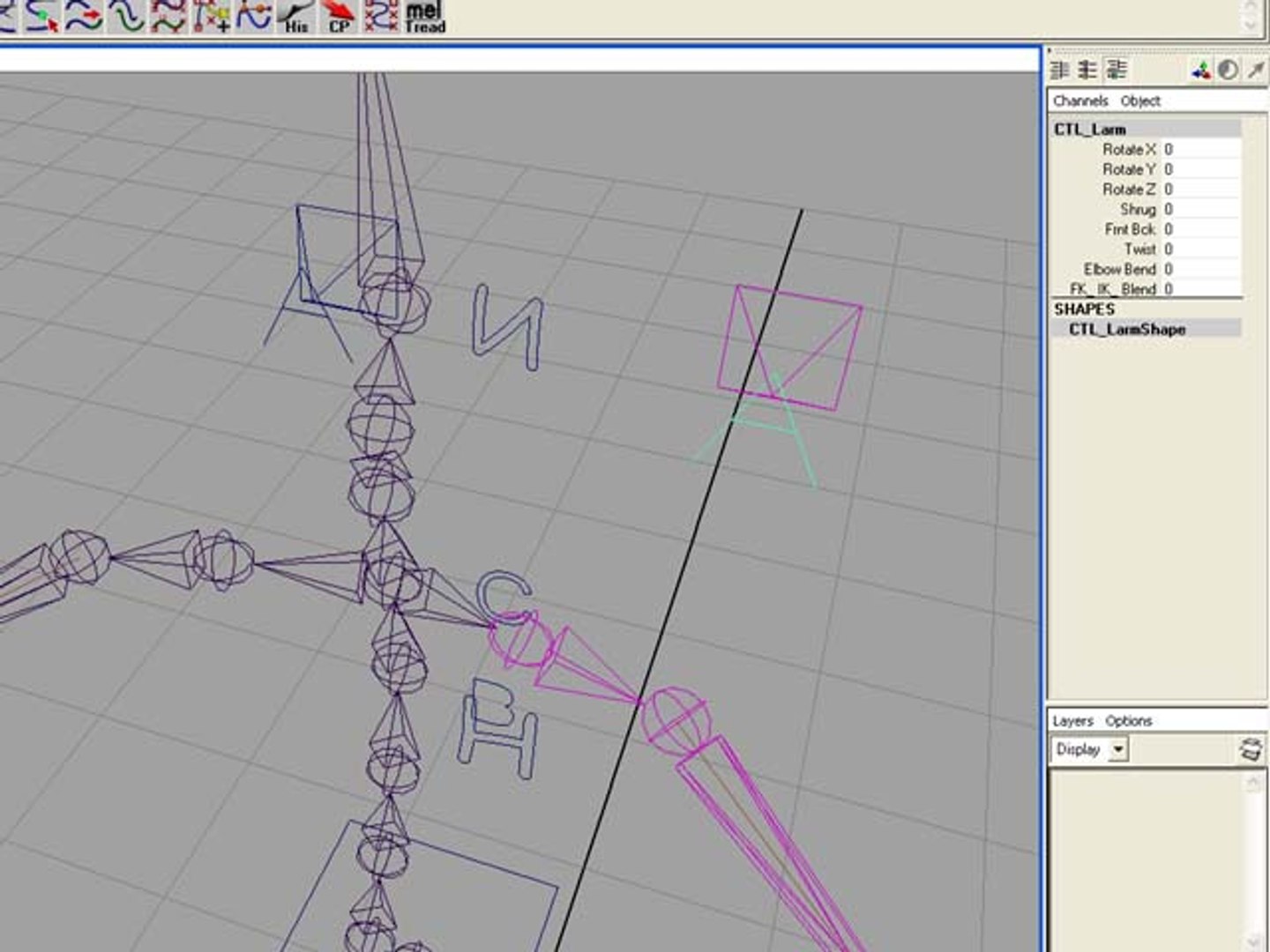 Animation Rig Fk Ik 3d Model