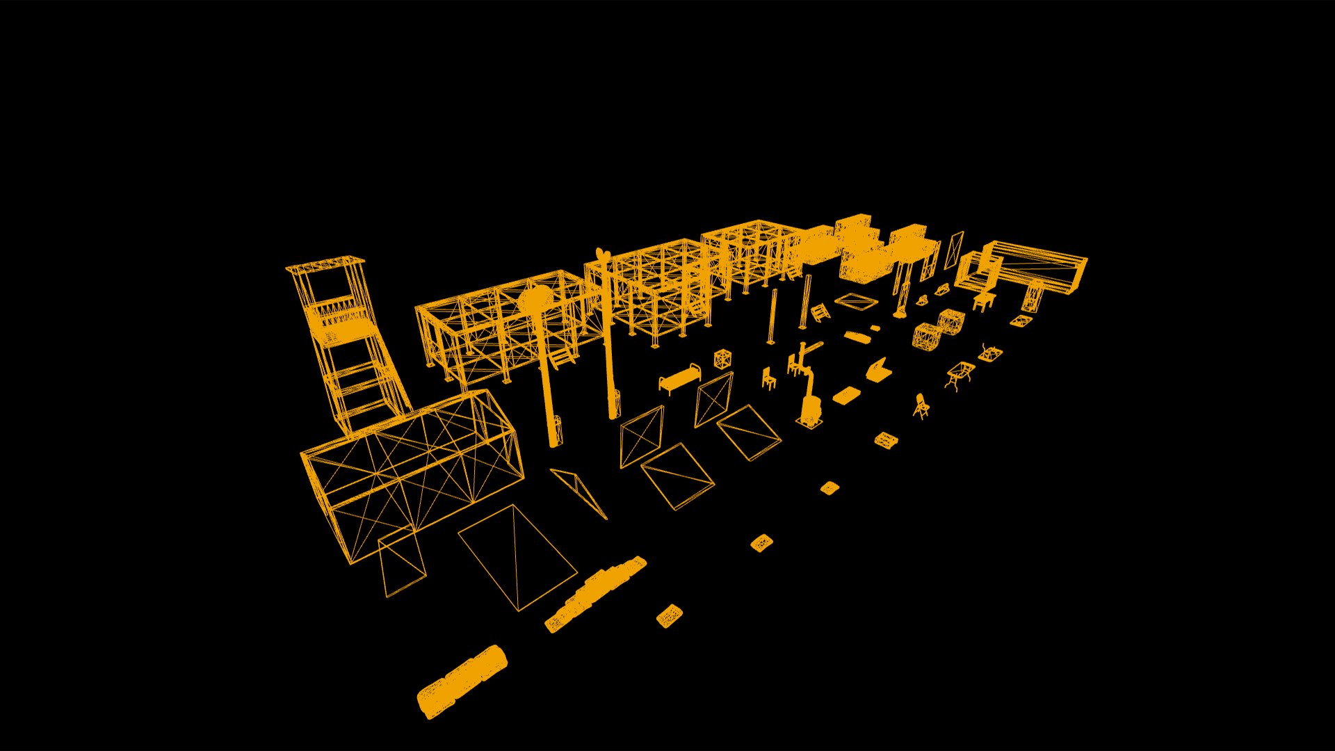 Modular military base with props 3D model - TurboSquid 1781409