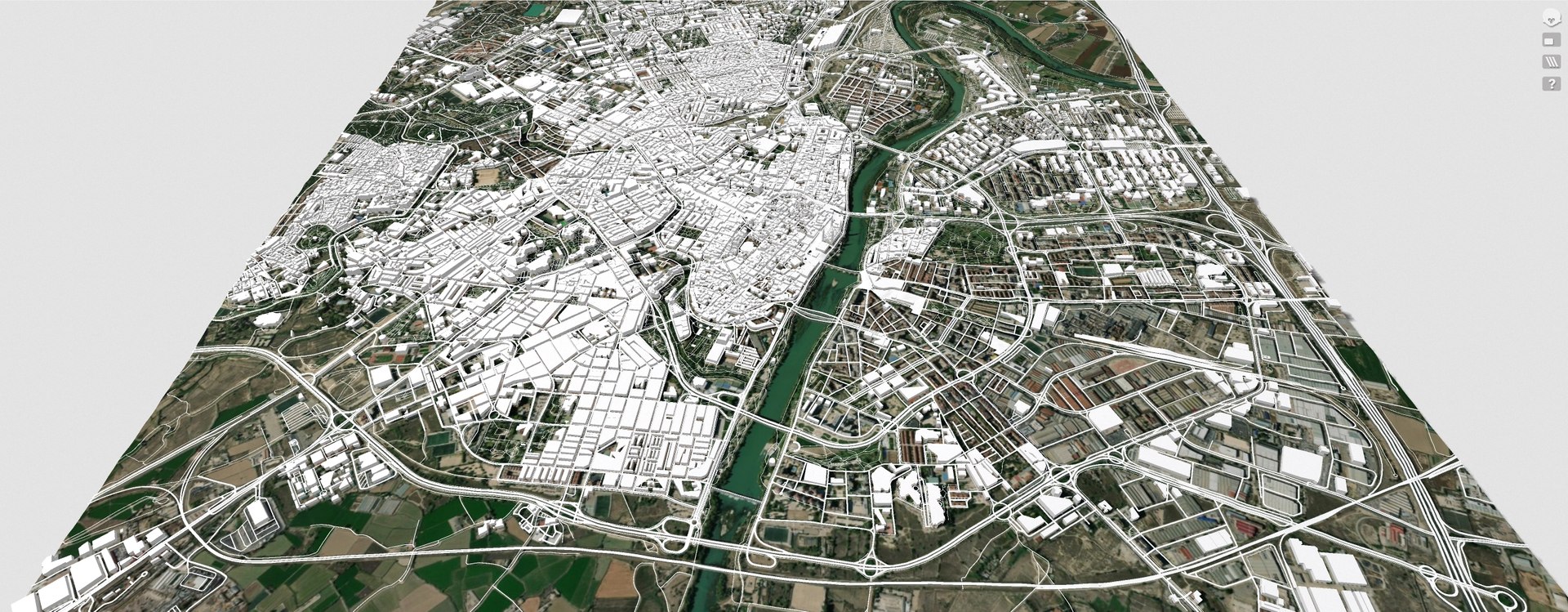 3D Model Cityscape Zaragoza Spain - TurboSquid 2018433