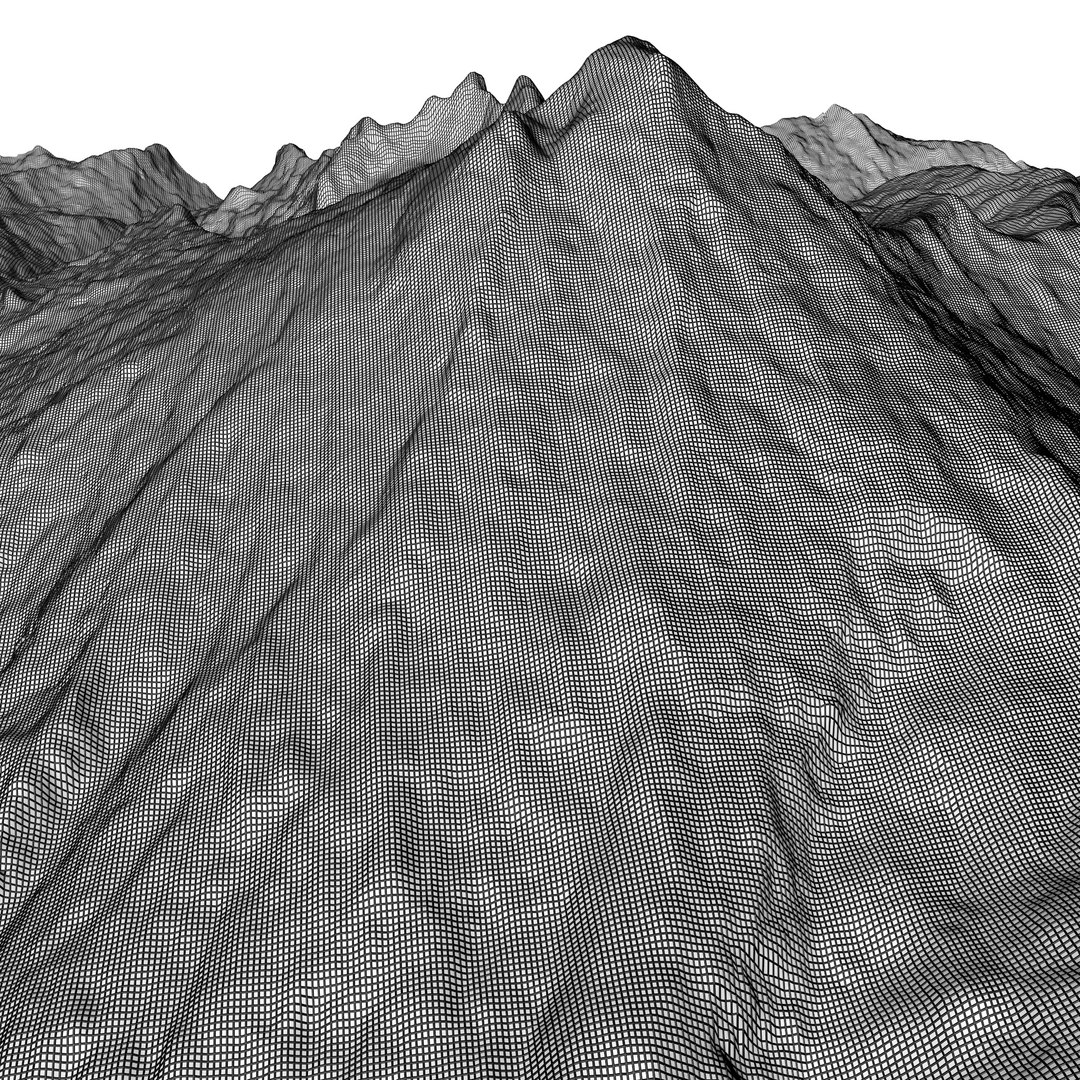 Relief Map Of Mount Baker Volcano Washington 3D Model - TurboSquid 2161754
