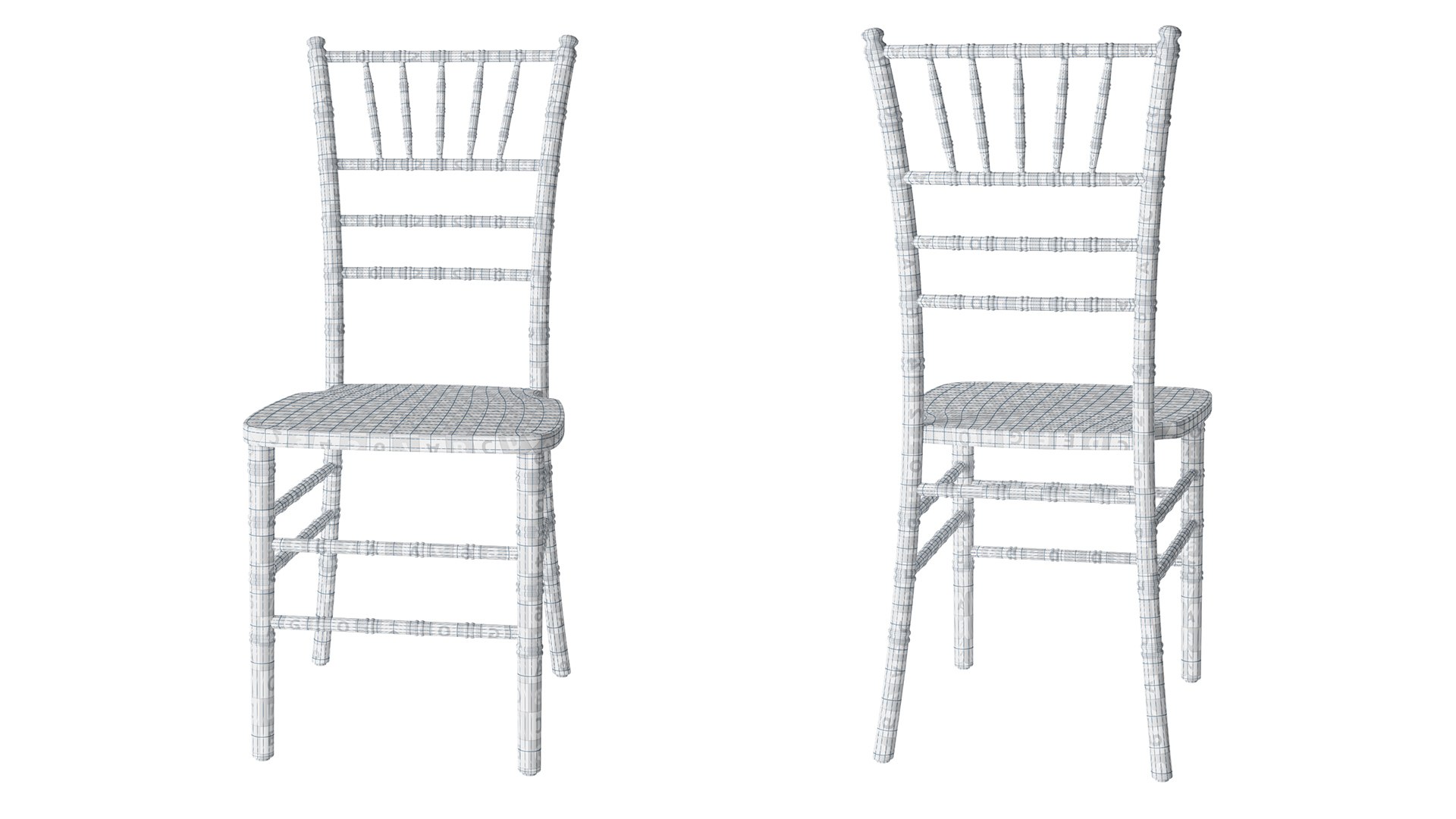 Chiavari Chair Crystal Ice 3D Model - TurboSquid 2194109