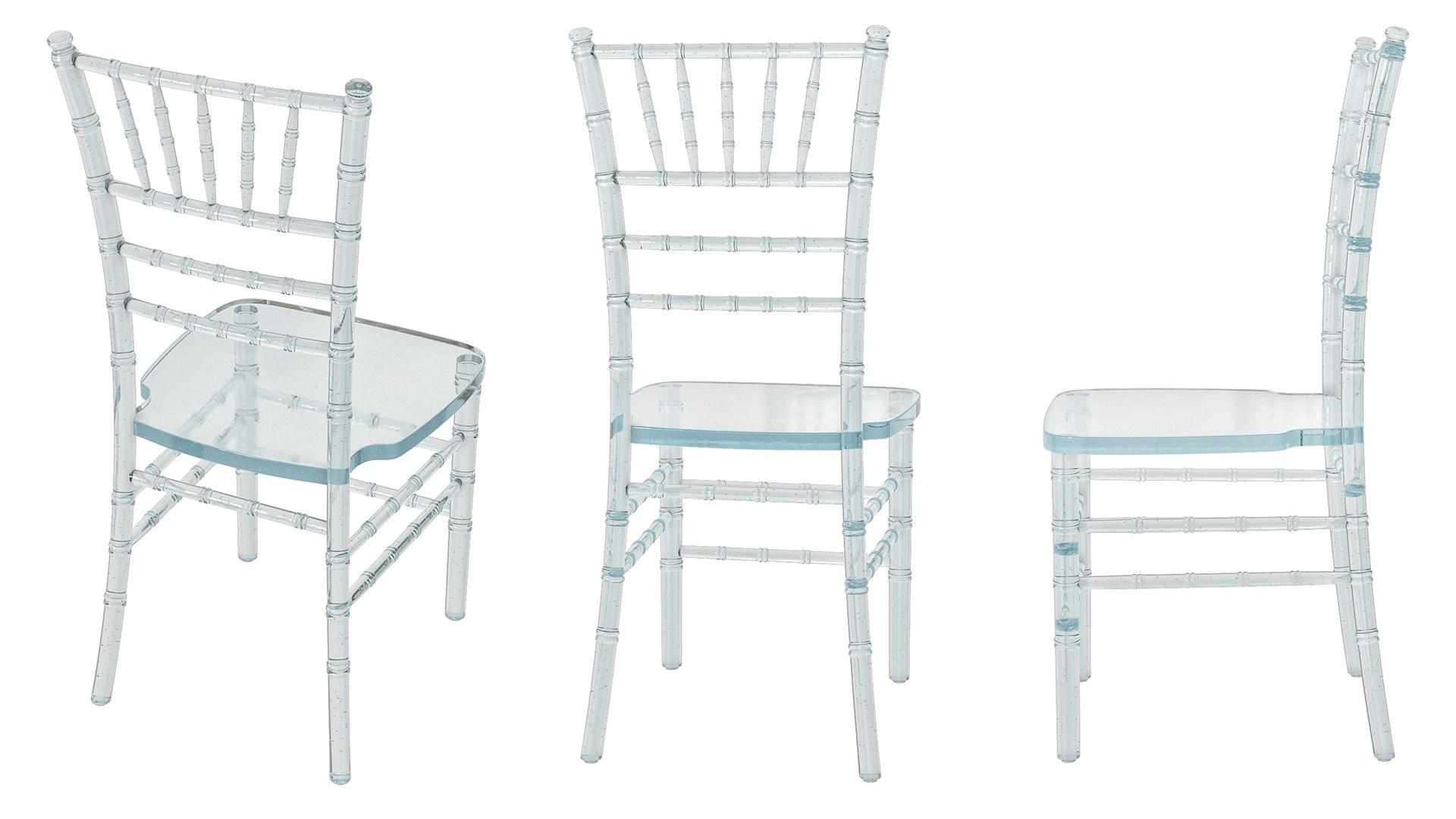 Chiavari Chair Crystal Ice 3D Model - TurboSquid 2194109