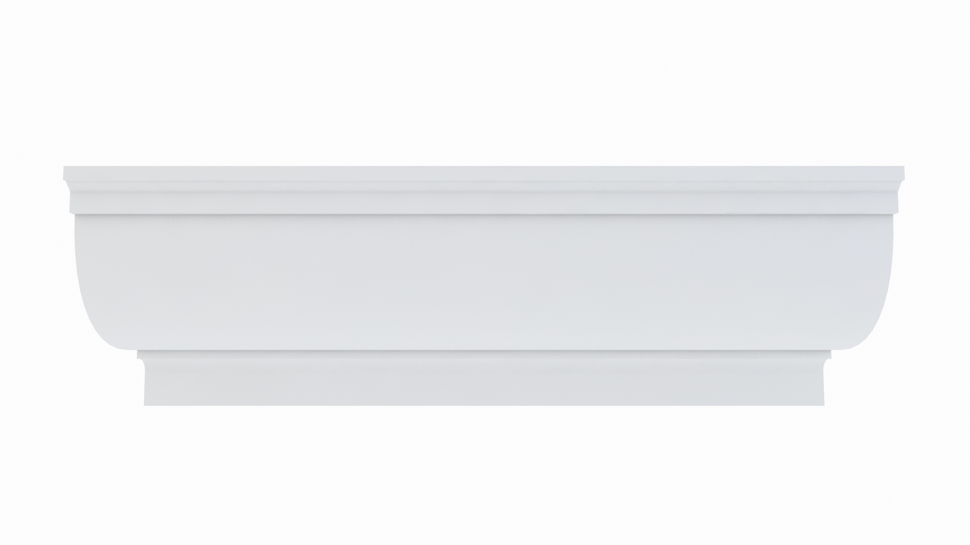Cornice 146 Straight Model - TurboSquid 2027368
