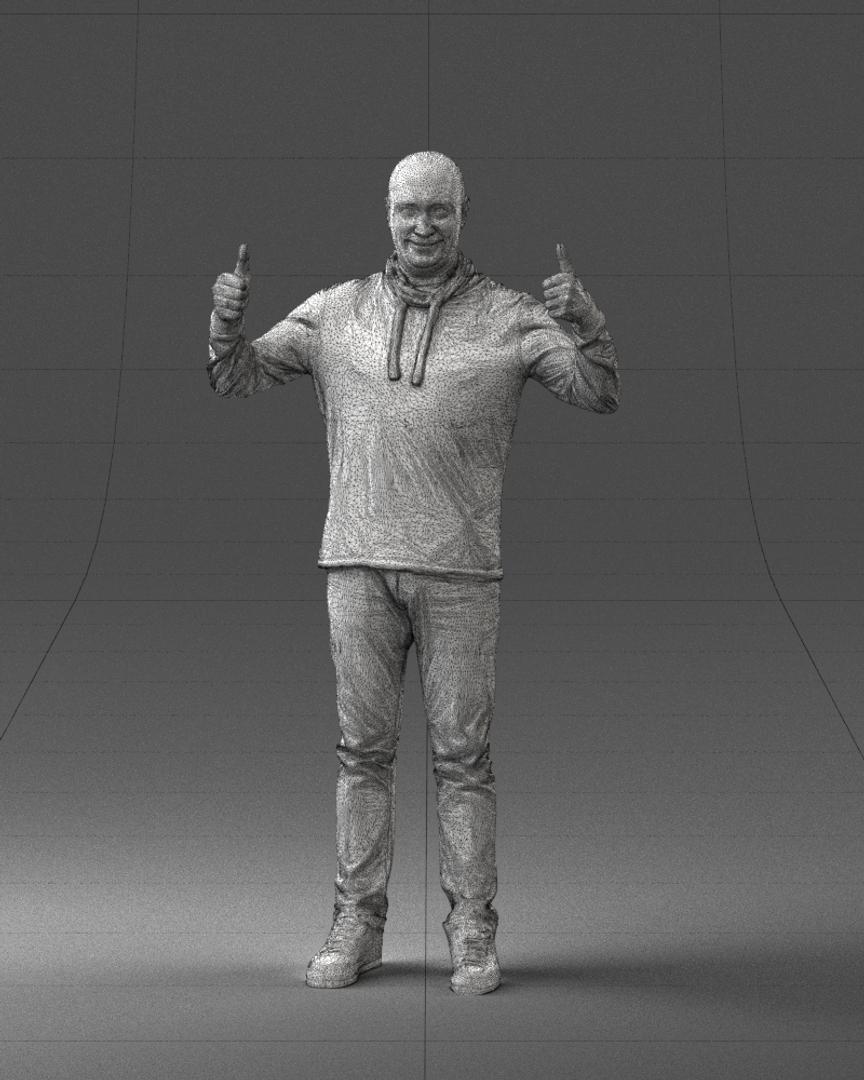 Man Good Mood Model - TurboSquid 1431726
