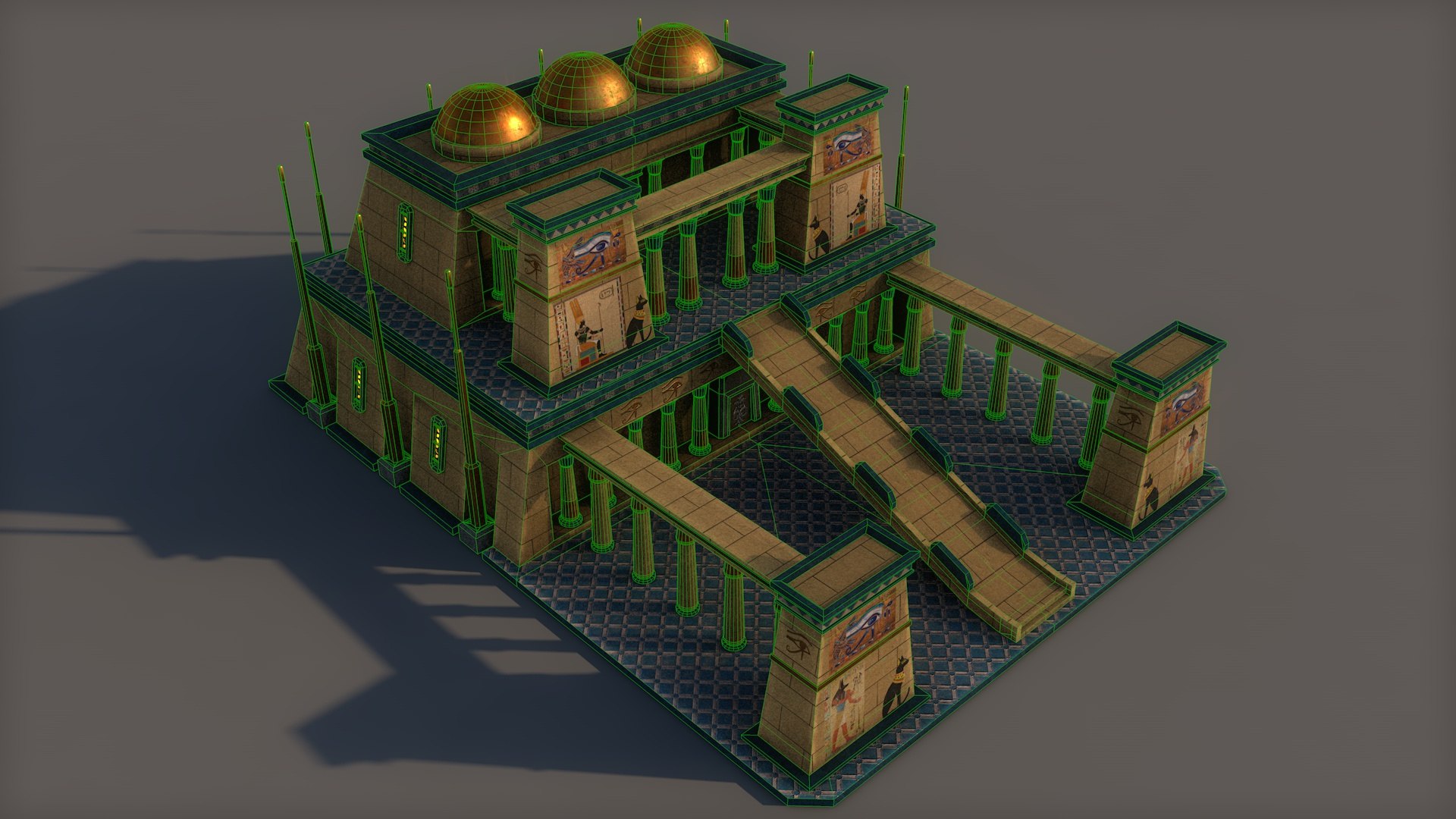 Egyptian Building 07 3D model - TurboSquid 1839911