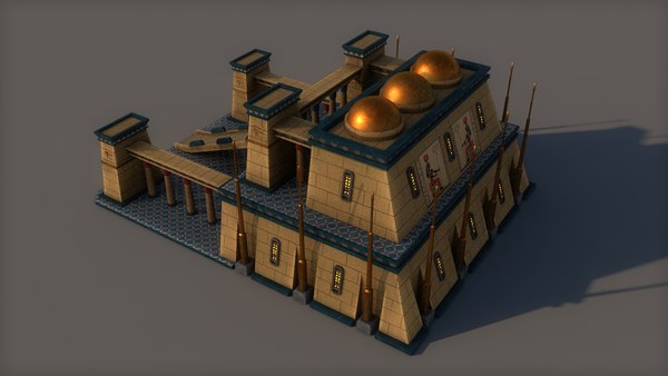 Egyptian Building 07 3D model - TurboSquid 1839911