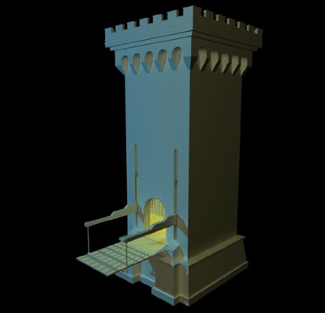 Castle Gatehouse 3d Model