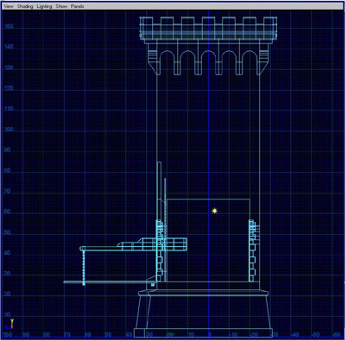 Castle Gatehouse 3d Model