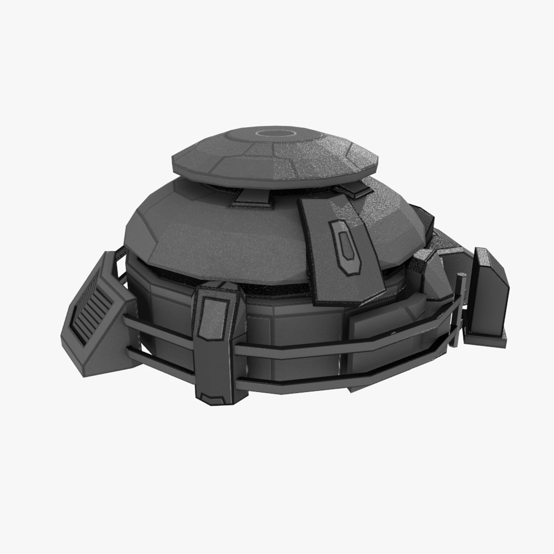 3D Sci-fi Bunker Model - TurboSquid 1352936