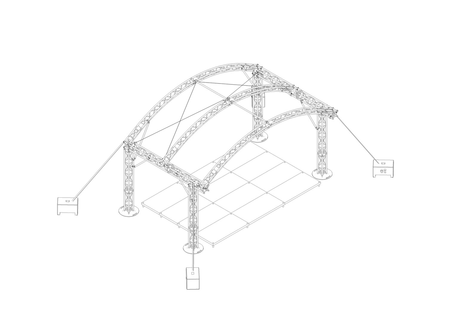 3D Arc stage 6?4 h-3m model - TurboSquid 1747435
