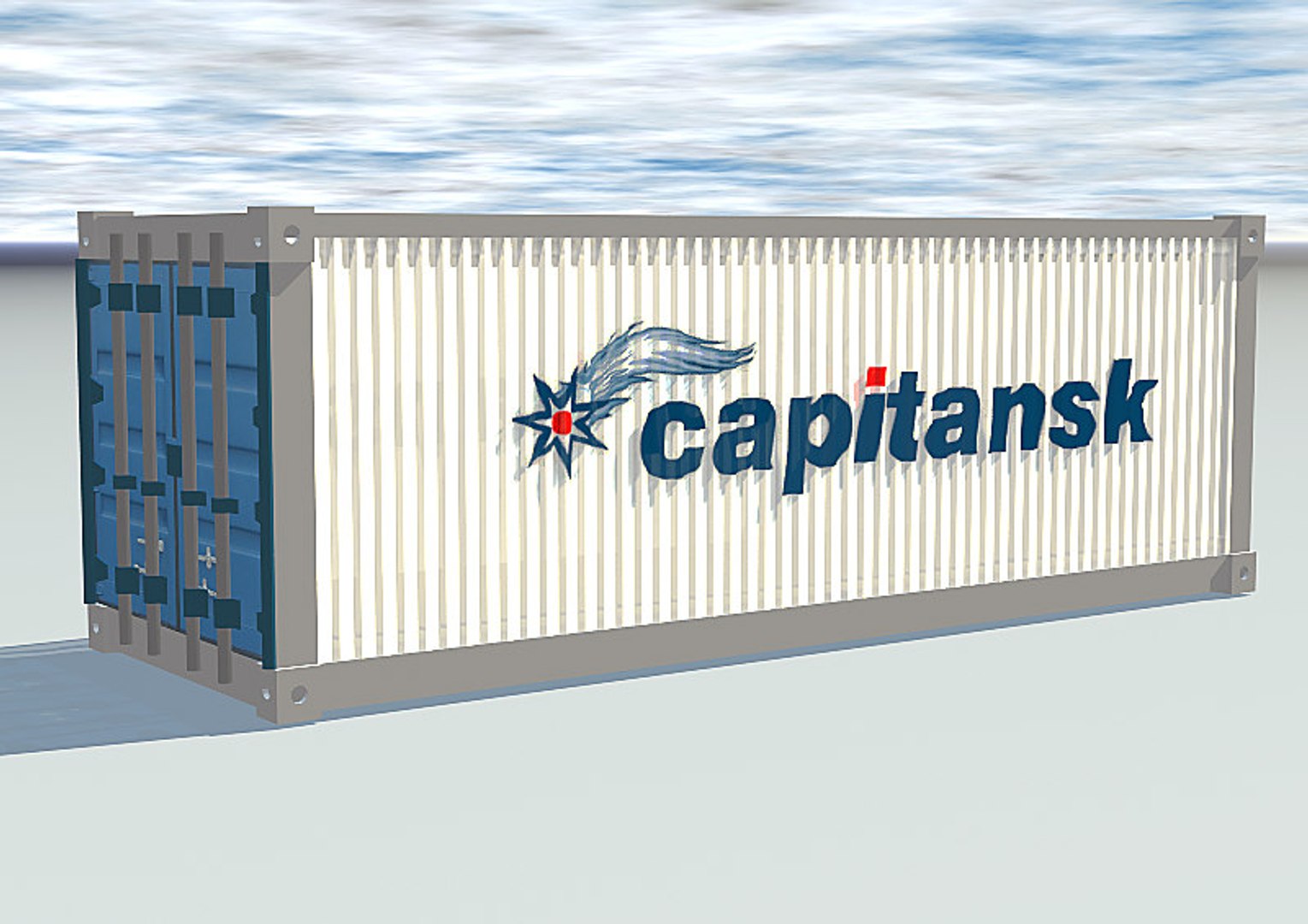 3d Model Of Sea Container
