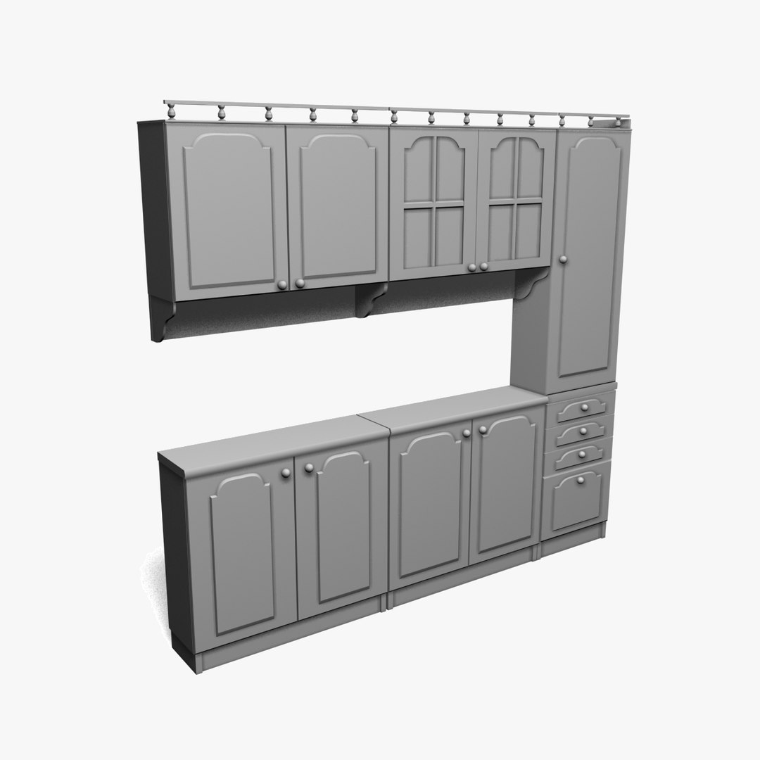 3d cupboard model