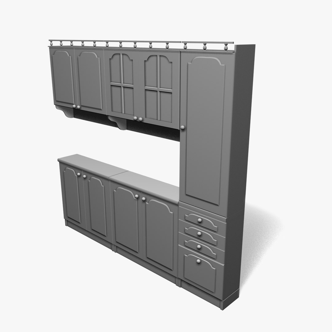 3d cupboard model