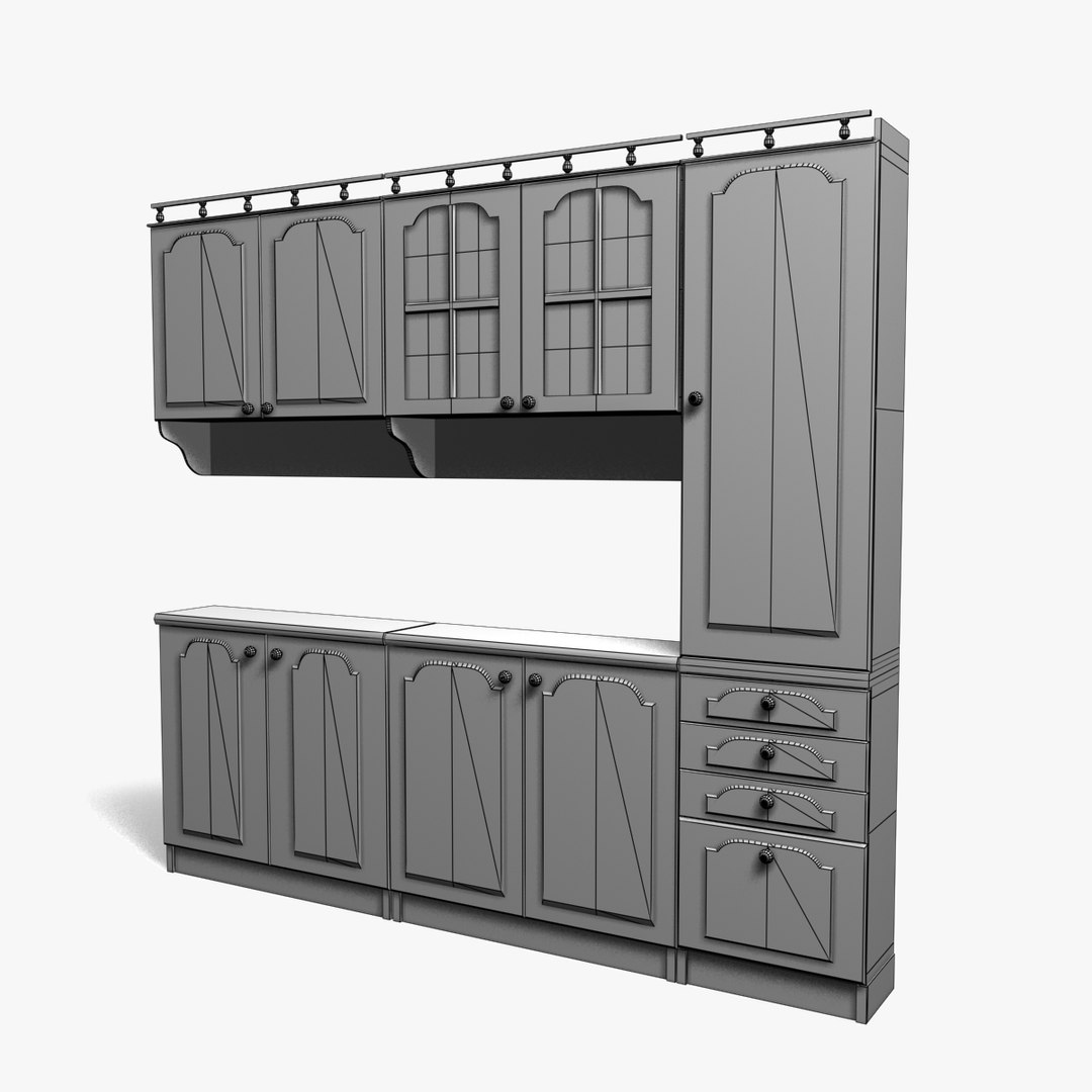 3d cupboard model
