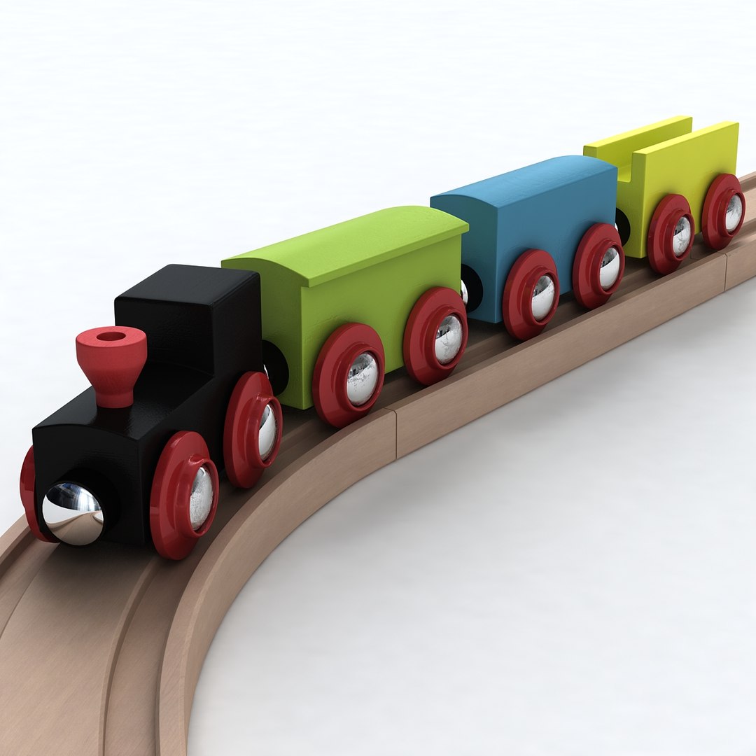 Toy Train 3d Model