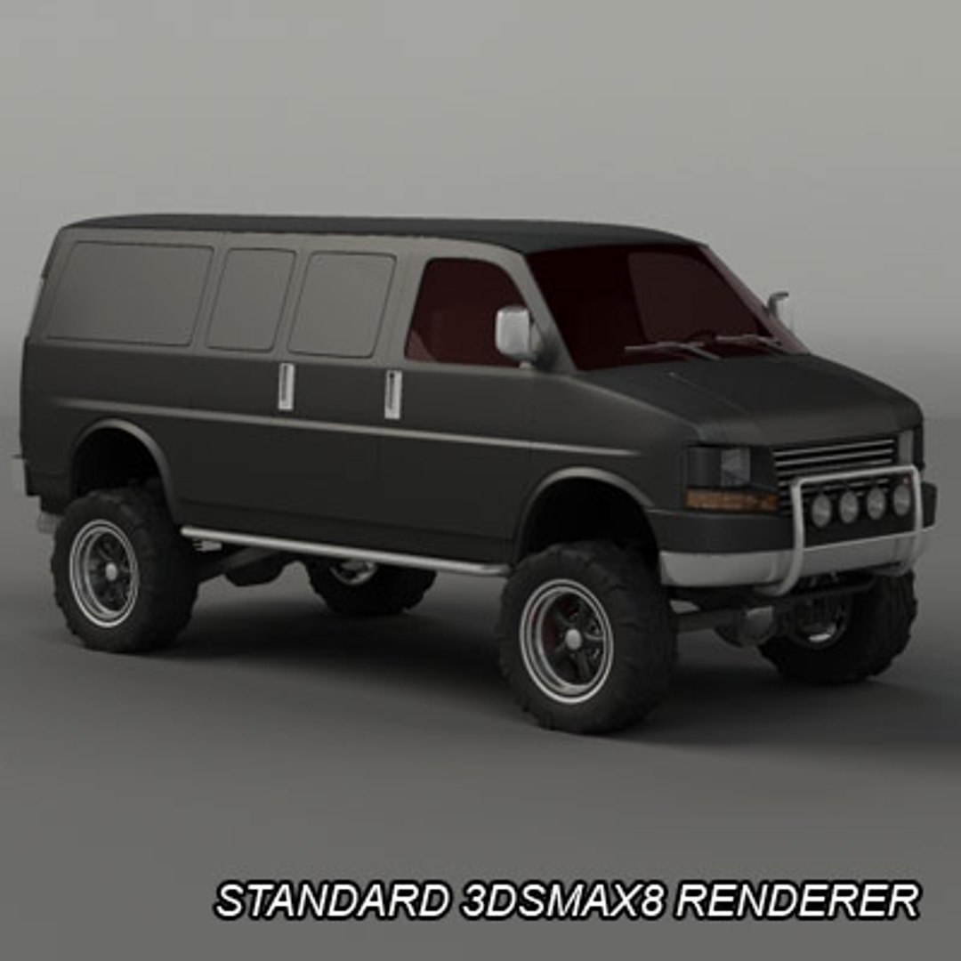 3ds Max Van 4x4 Lift