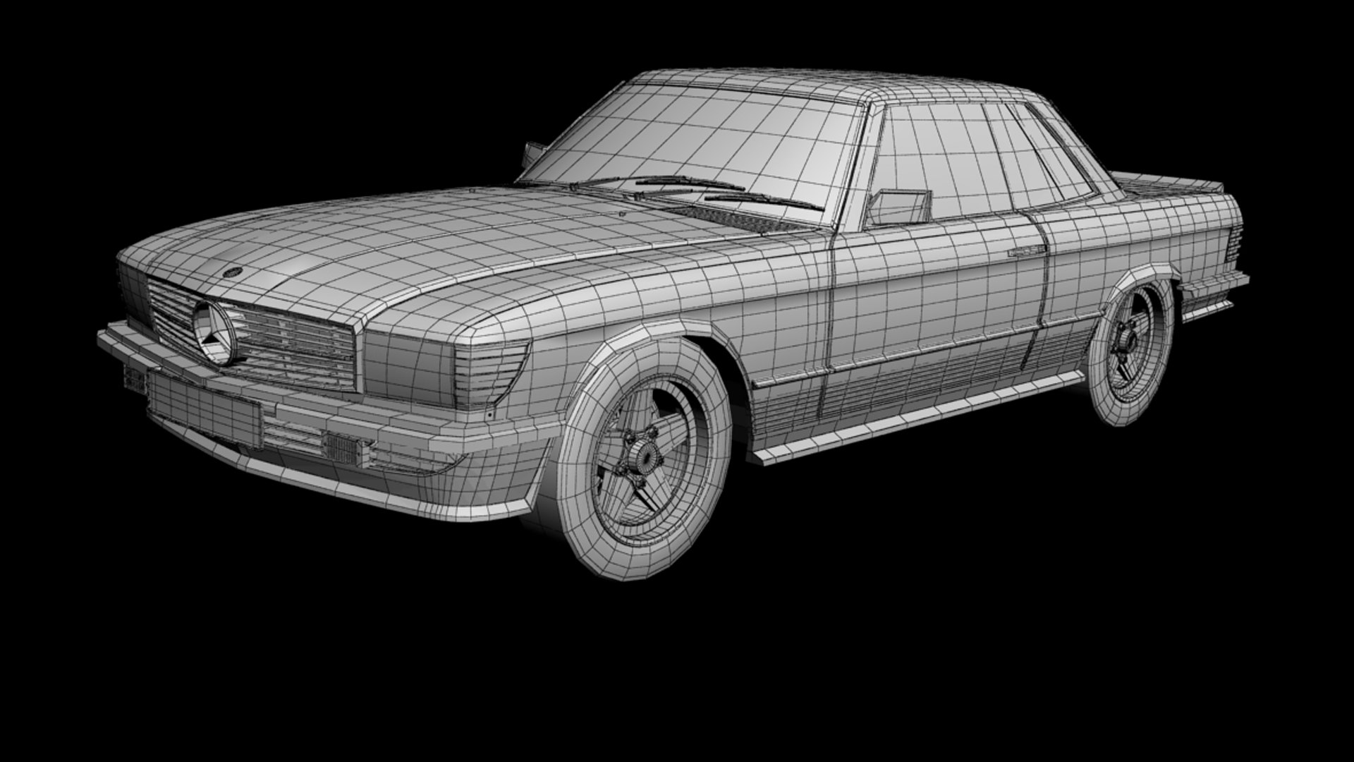 Mercedes C107 500SLC AMG 3D Model - TurboSquid 2063921