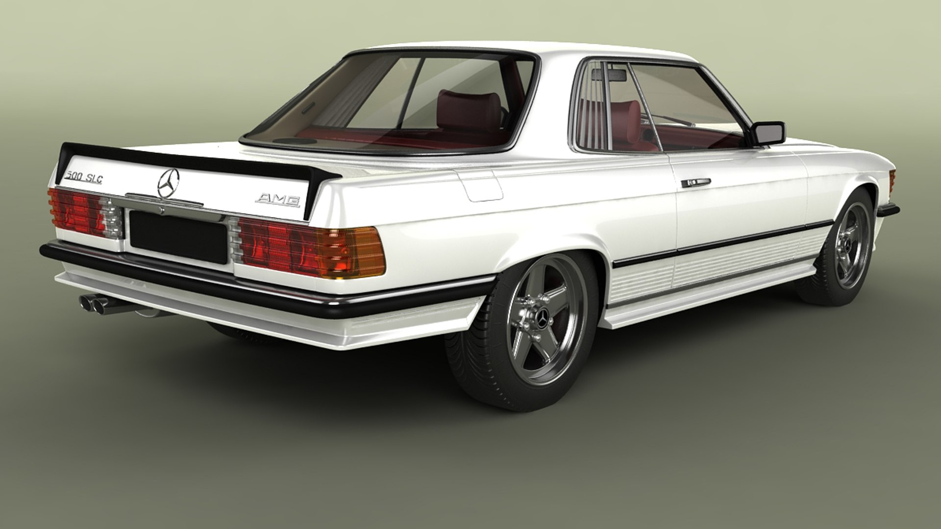 Mercedes C107 500SLC AMG 3D Model - TurboSquid 2063921