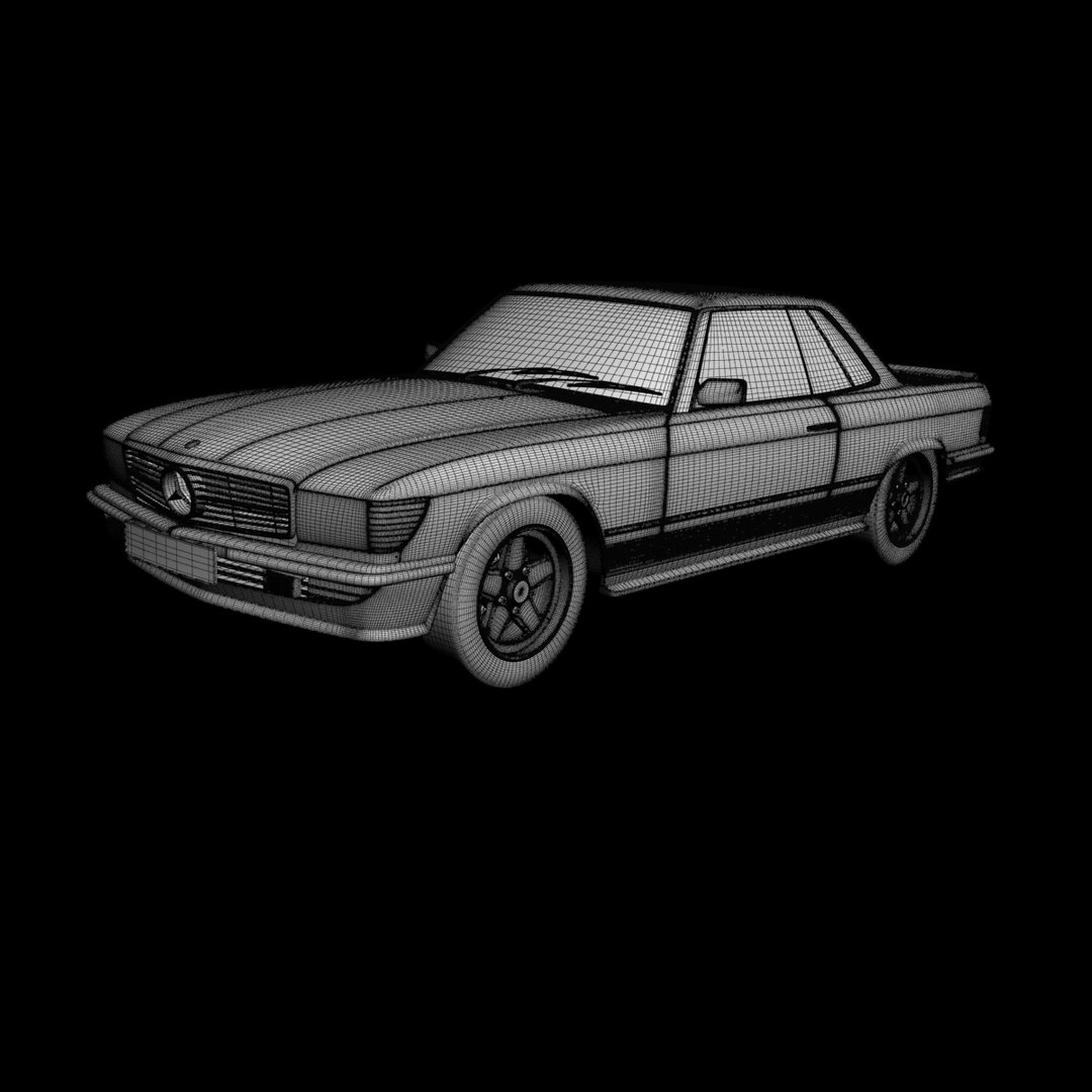 Mercedes C107 500SLC AMG 3D Model - TurboSquid 2063921
