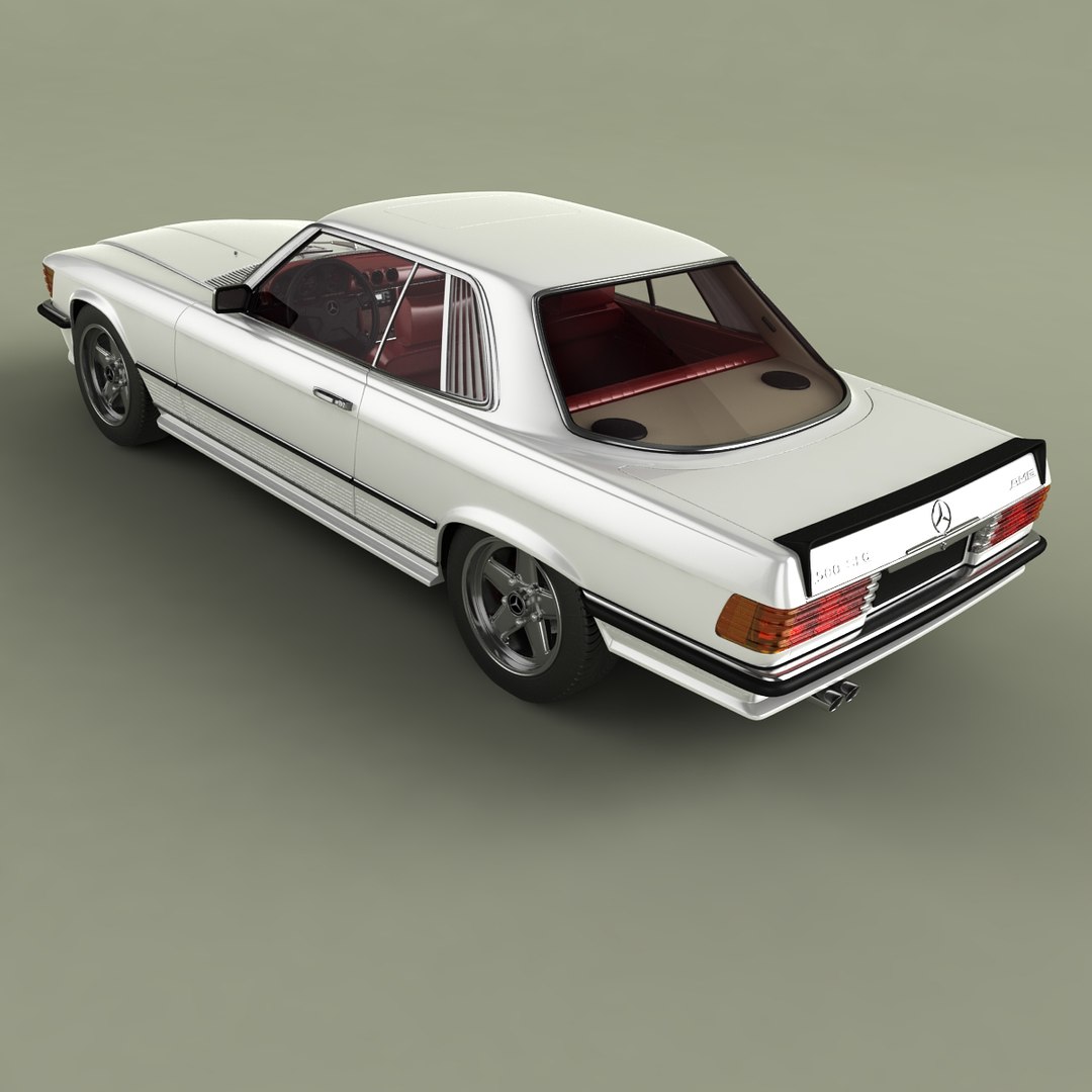Mercedes C107 500SLC AMG 3D Model - TurboSquid 2063921