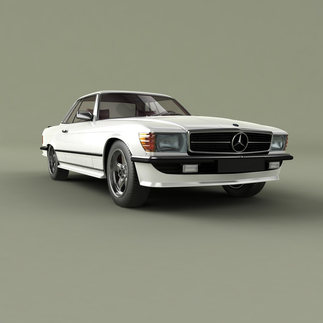 Mercedes C107 500SLC AMG 3D Model - TurboSquid 2063921