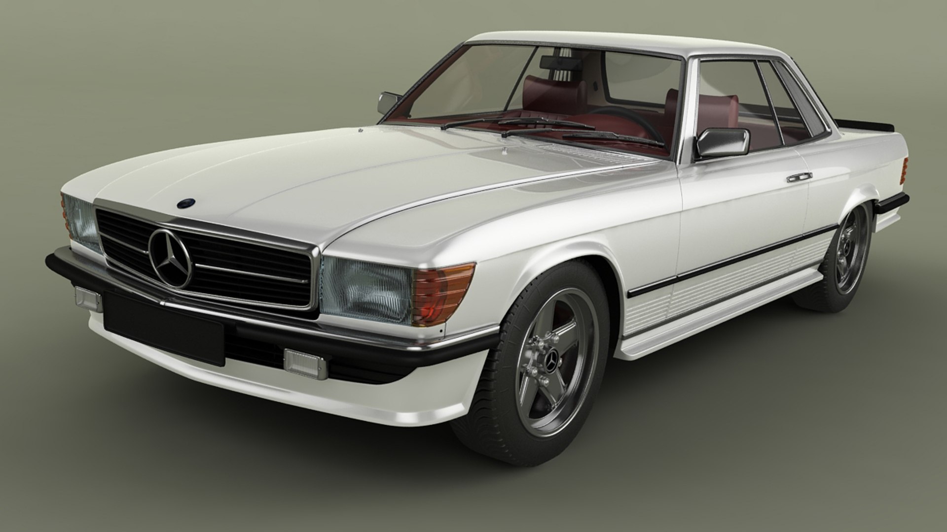 Mercedes C107 500SLC AMG 3D Model - TurboSquid 2063921