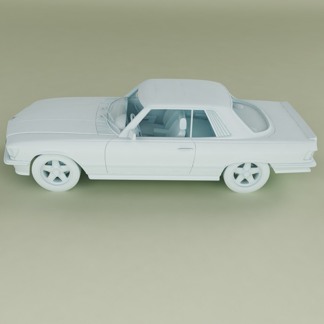 Mercedes C107 500SLC AMG 3D Model - TurboSquid 2063921