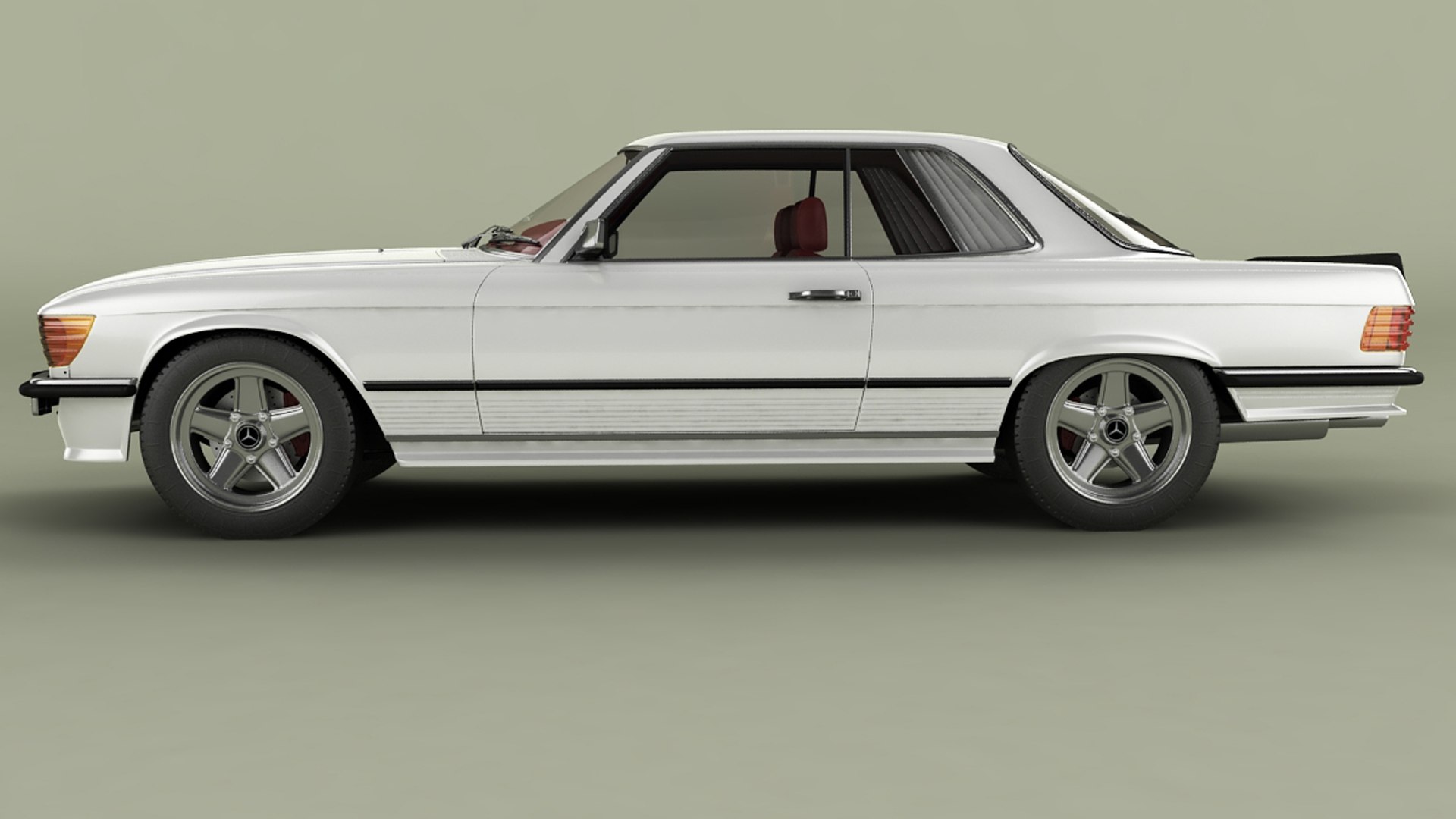 Mercedes C107 500SLC AMG 3D Model - TurboSquid 2063921