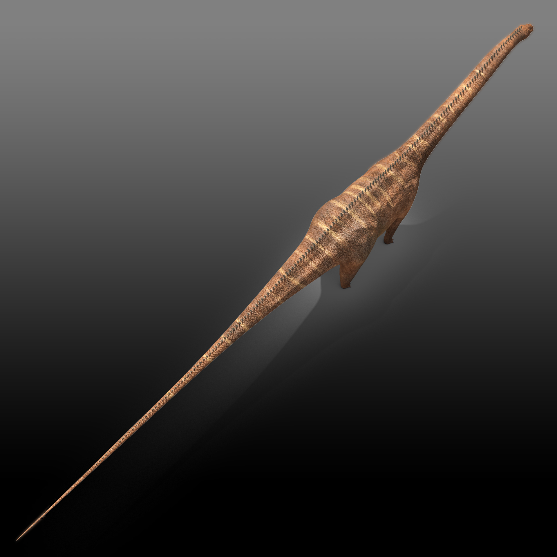 diplodocus rigging animation 3d max