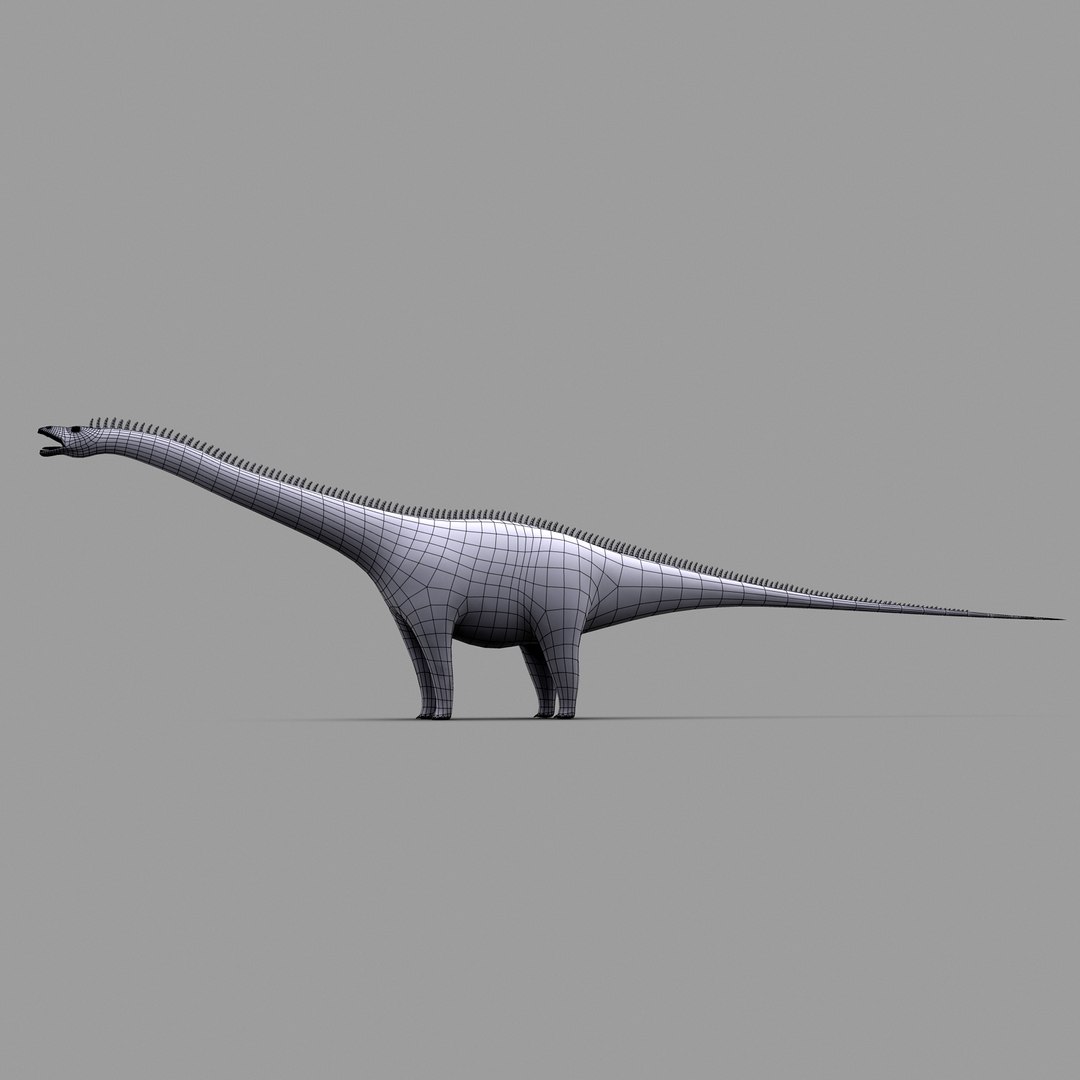 Diplodocus Rigging Animation 3d Max