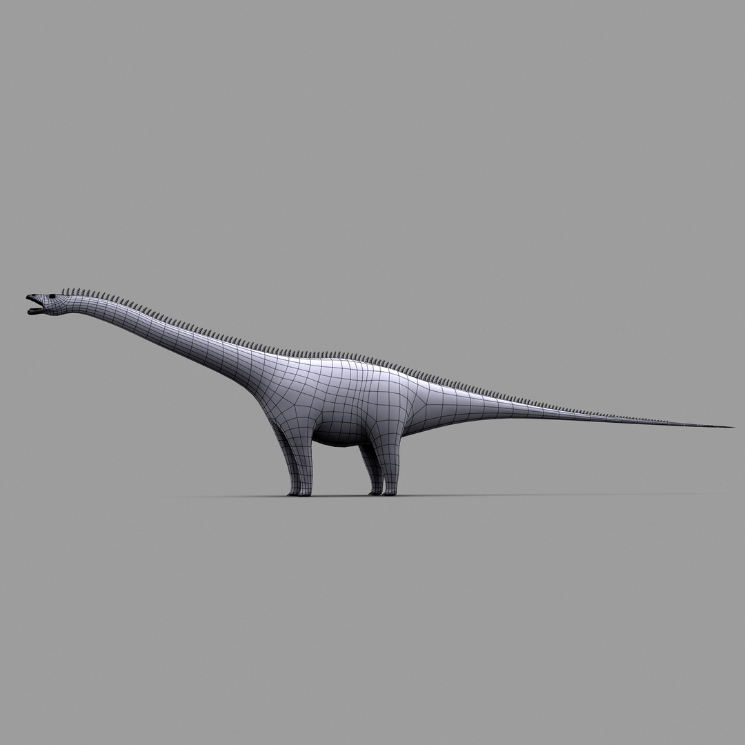 diplodocus rigging animation 3d max