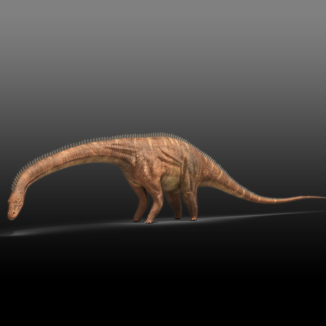 Diplodocus Rigging Animation 3d Max