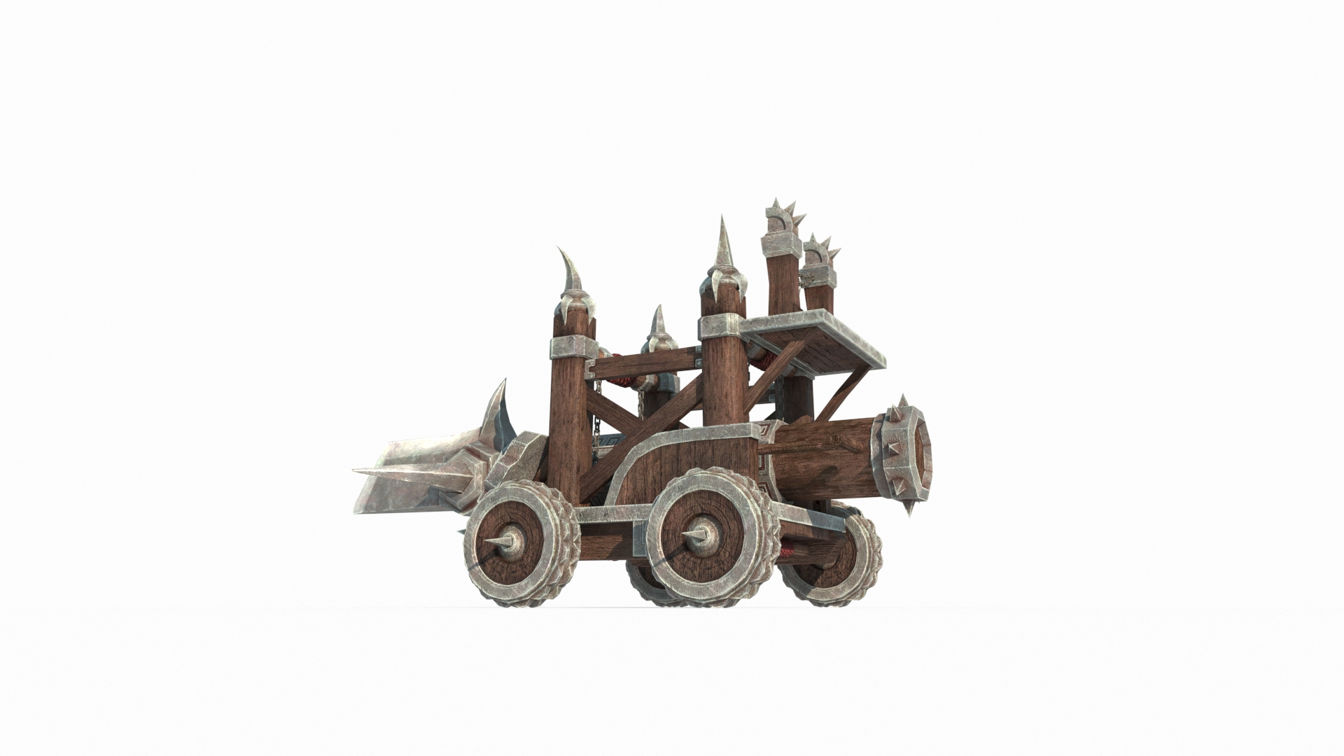 3D Ancient Siege Vehicle Model - TurboSquid 2159109