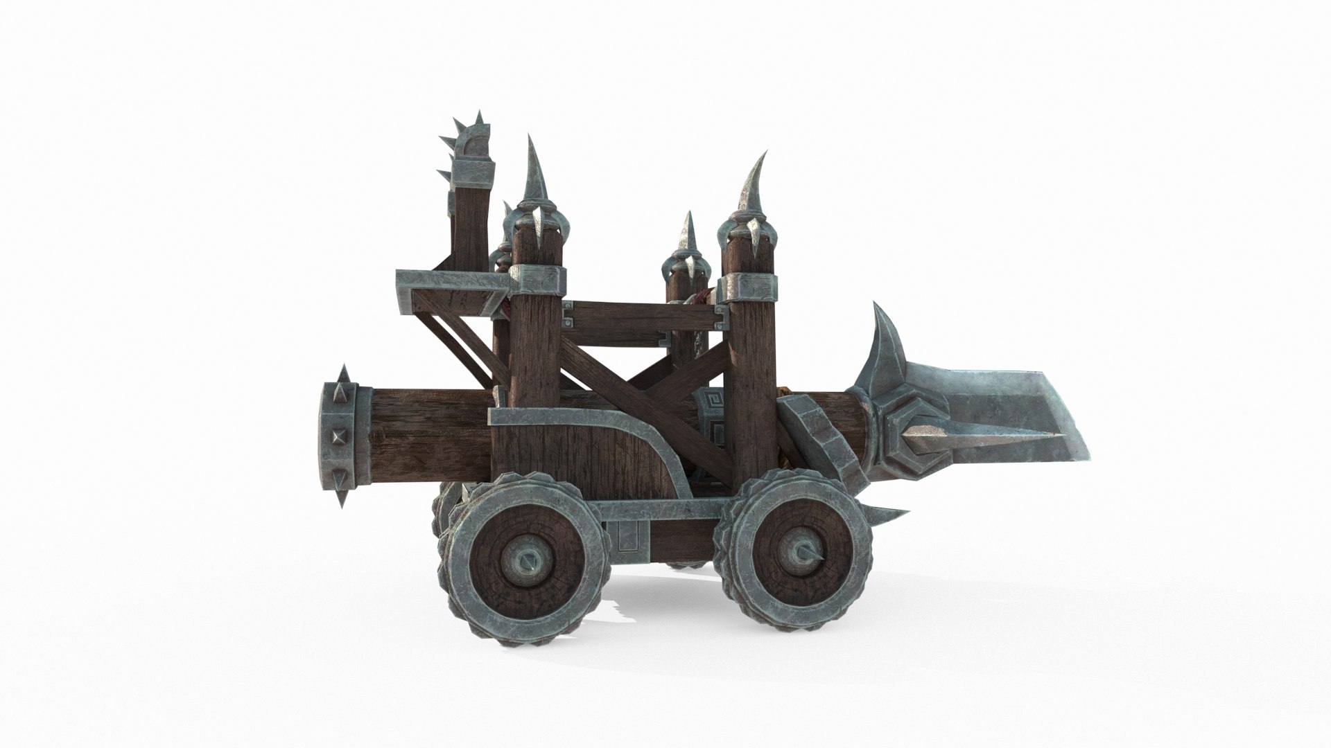 3D Ancient Siege Vehicle Model - TurboSquid 2159109