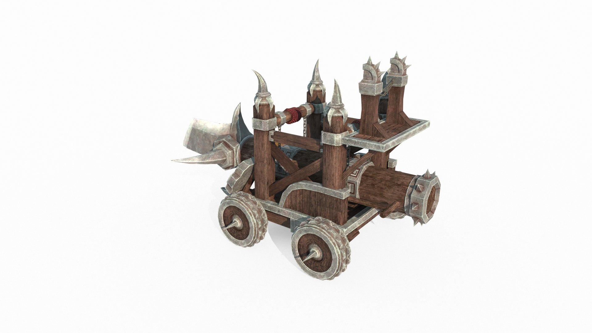 3D Ancient Siege Vehicle Model - TurboSquid 2159109